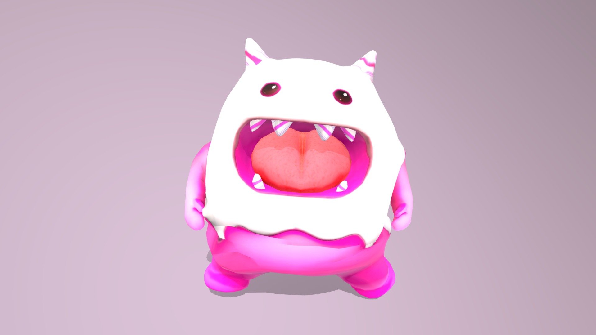 Candyland Monster | IWB - 3D model by Low Poly Models ...