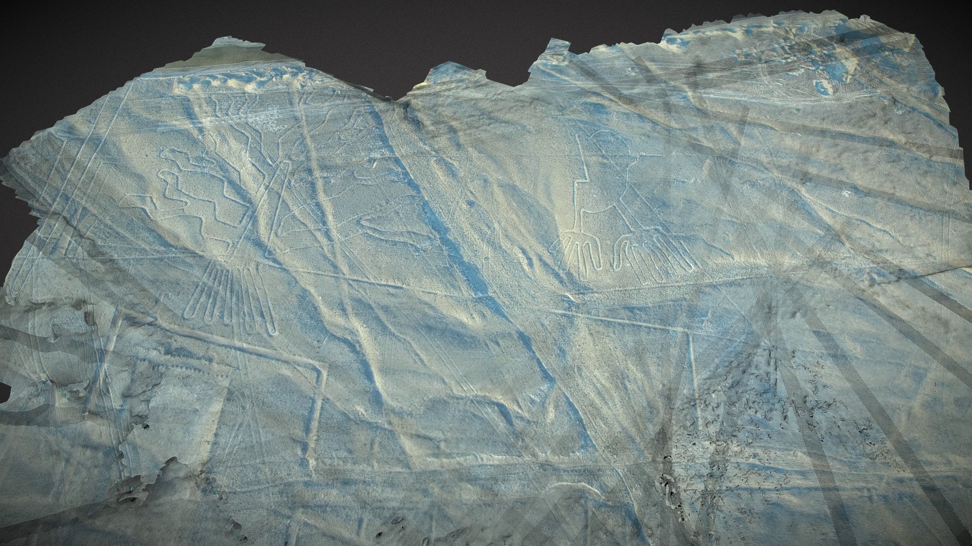 Nazca Lines TREE and HANDS | PERU - Download Free 3D model by ...