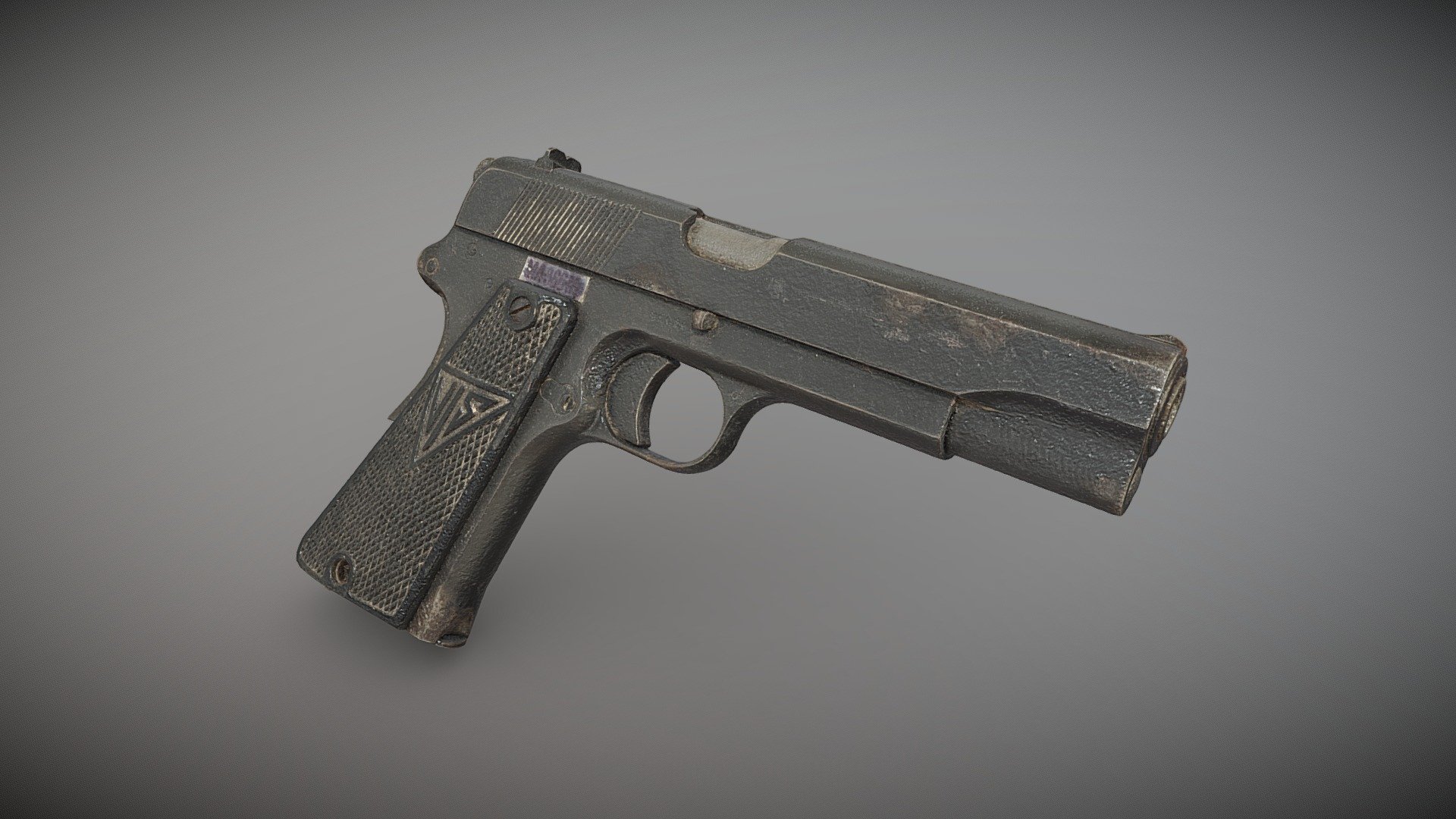 PISTOLET VIS WZ. 1935 - 3D model by krayczek [bf0fe49] - Sketchfab