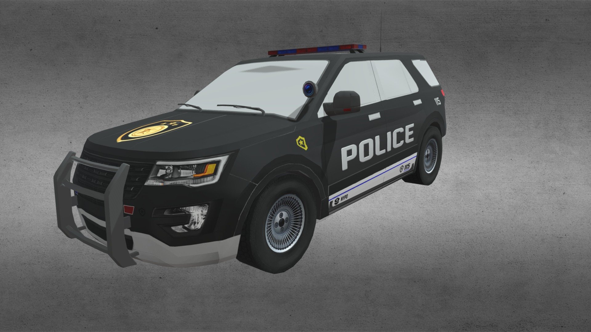 POLICE JEEP - Buy Royalty Free 3D model by 3D Artist 1 (@hamidra7a ...