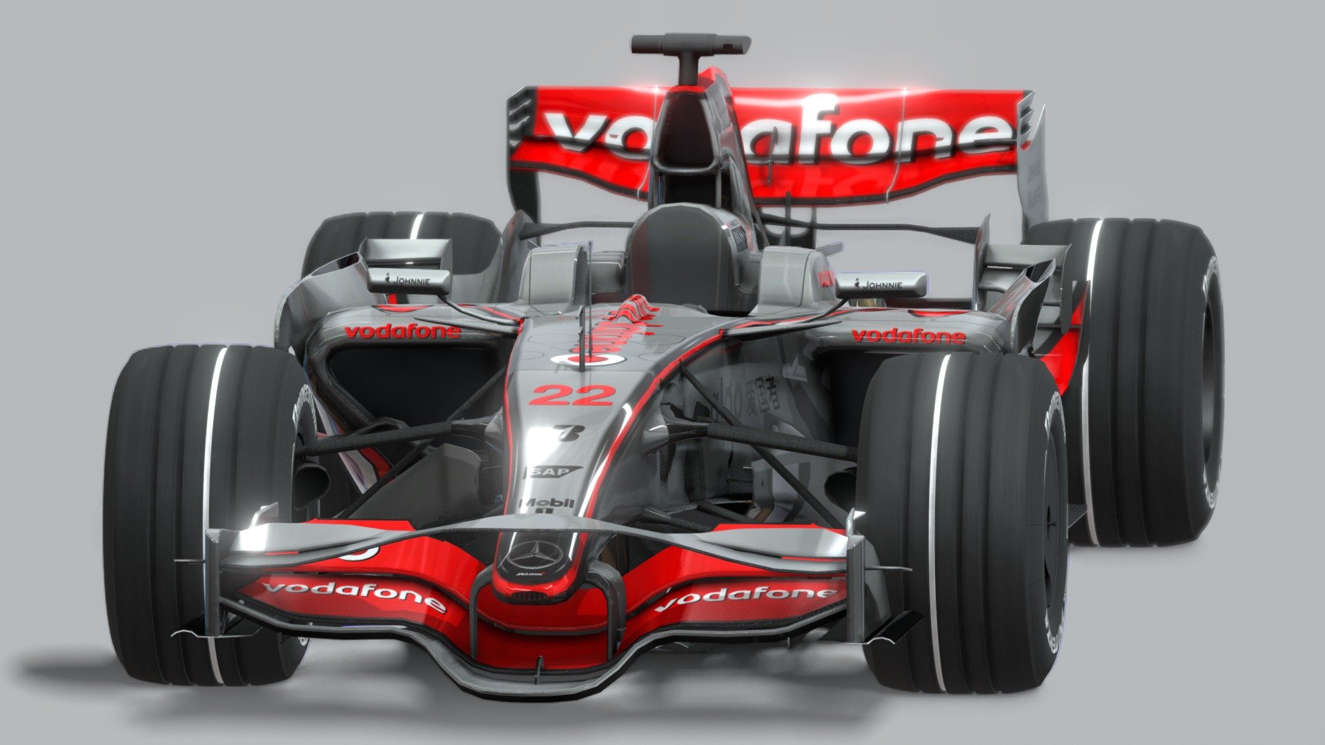 2008 Mclaren MP4/23 - Download Free 3D model by Dave Love SketchFab ...