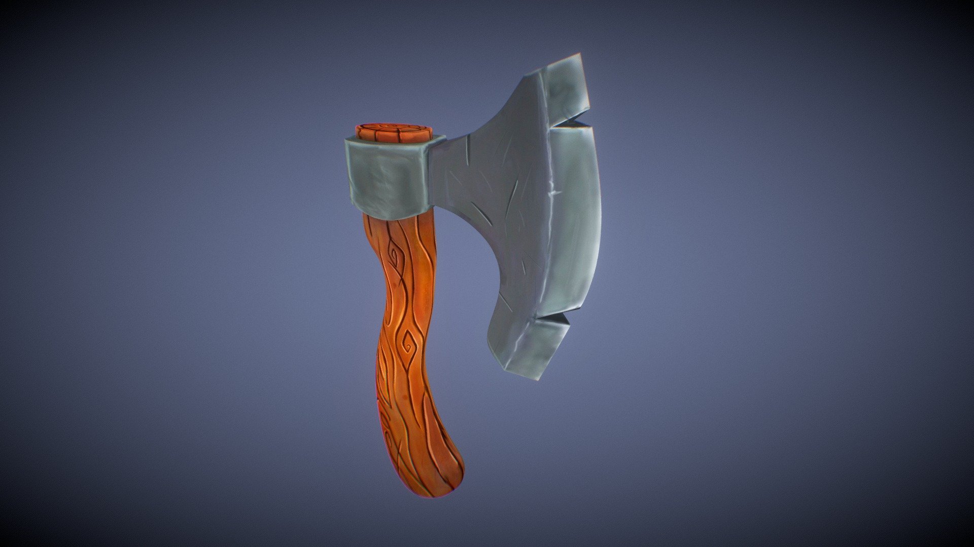Axe Hand Painted - 3D model by MilsonRibeiro [bf10ea5] - Sketchfab