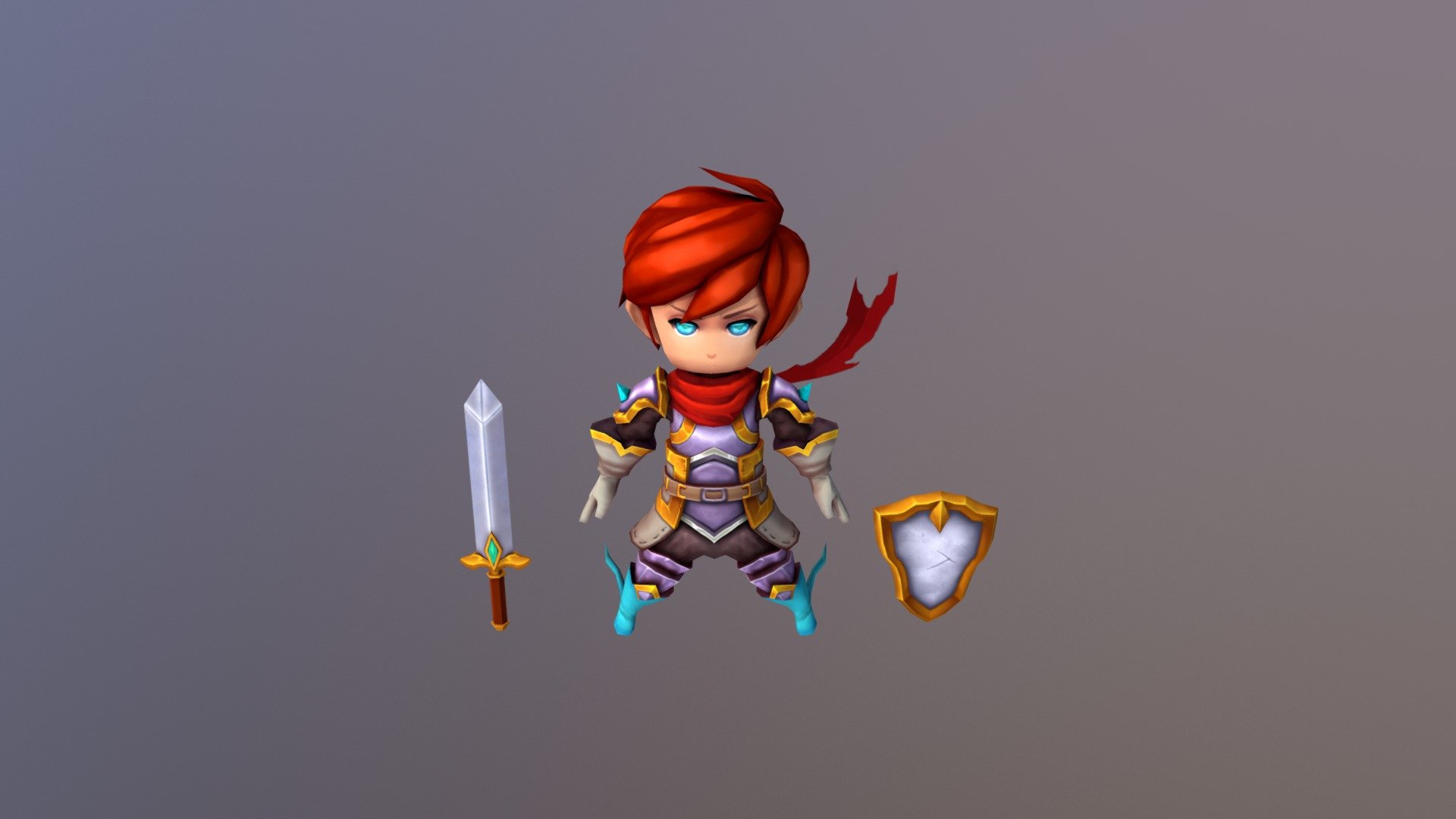 Knight@model - 3D model by Waife.Ng [bf11e17] - Sketchfab