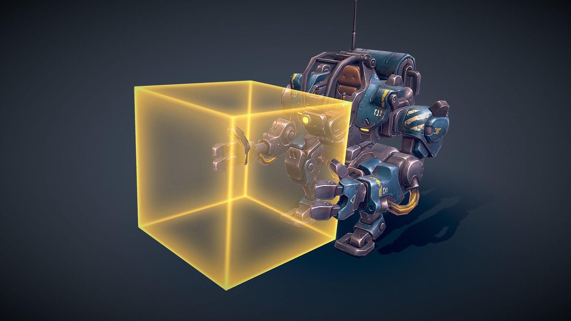 Mech Constructor: The Worker - 3D model by Slava Z. (@slava) [bf12dce ...