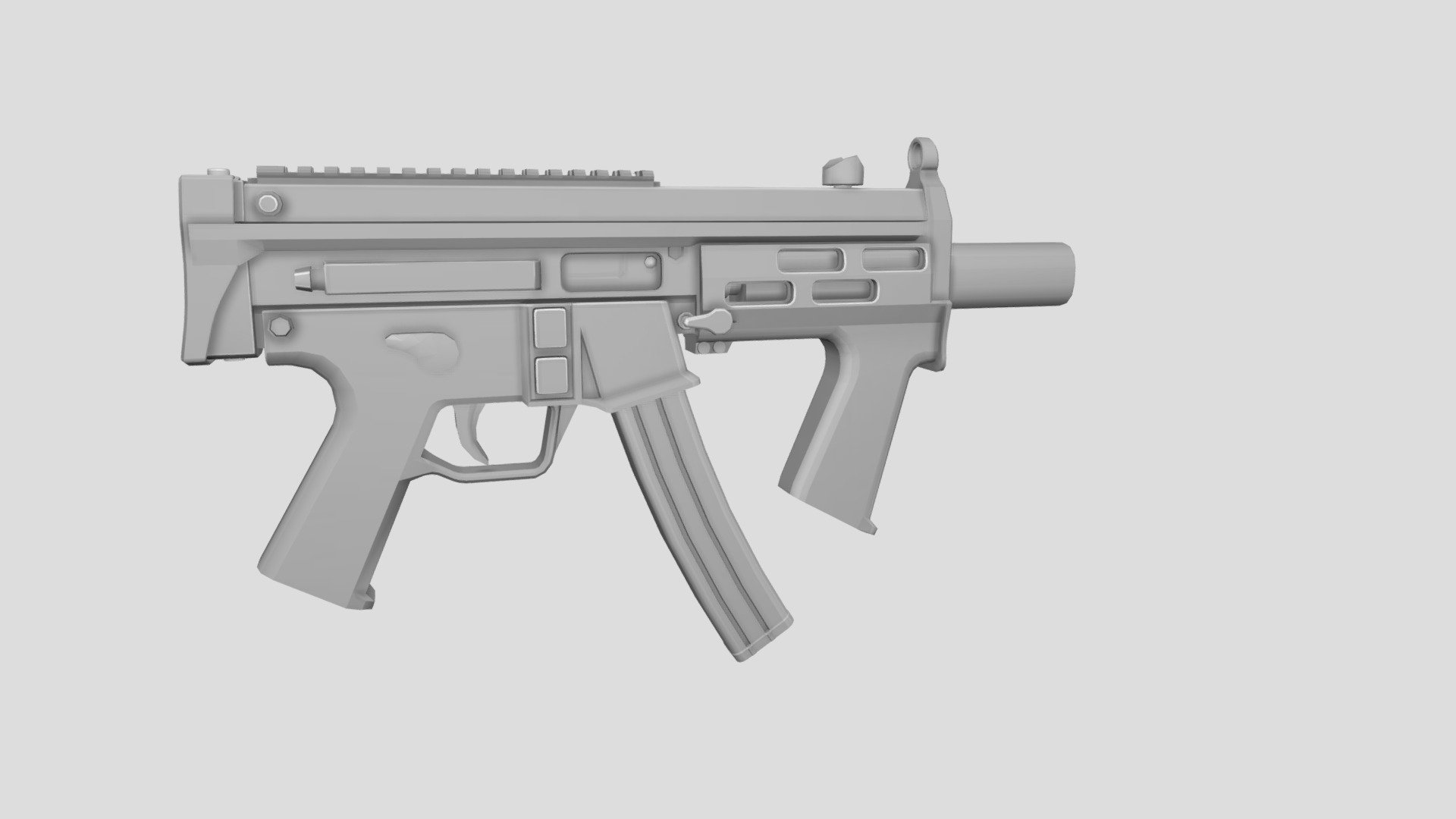 HK SMG2 - Targeted Enemy - 3D model by Unhinged Dev (@DanTheGameDev ...