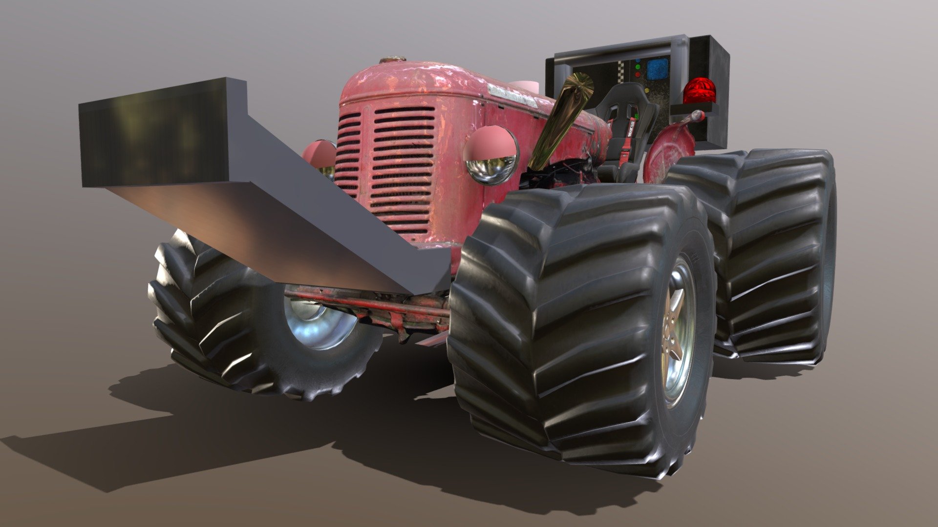 Modified Tractor - Download Free 3D model by 56 Models (@56Models ...