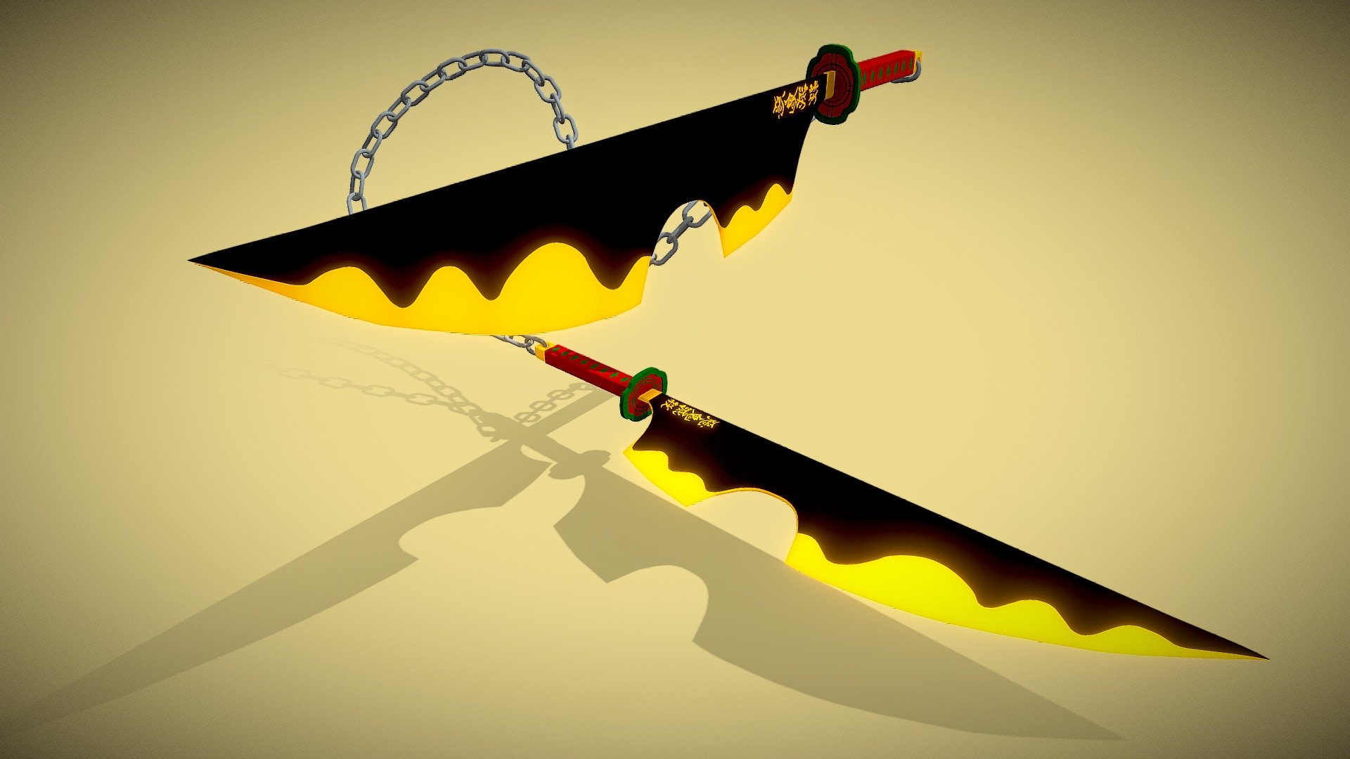 Tengen Sword - Demon Slayer - Buy Royalty Free 3D model by DARKLORD ...