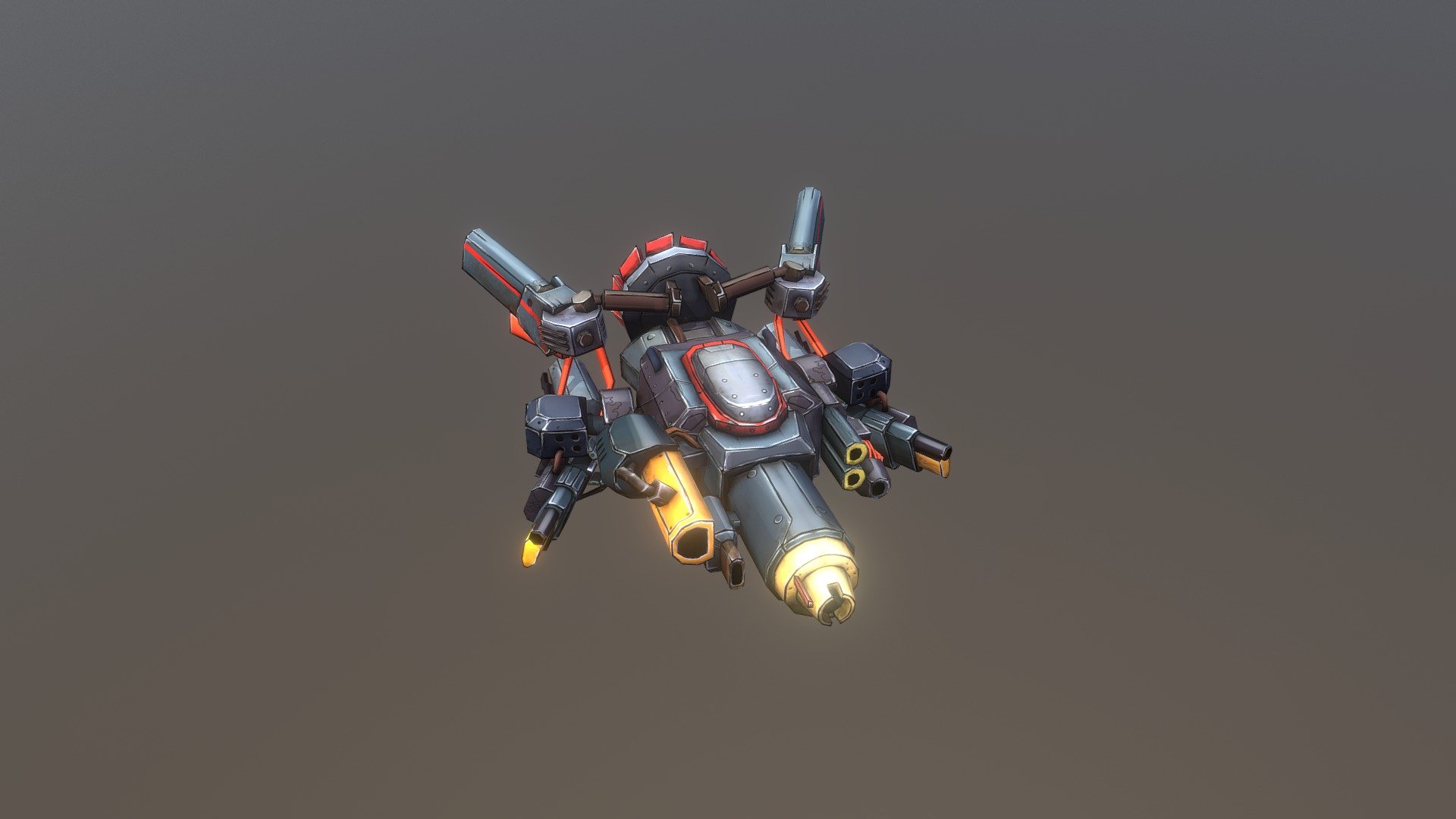 Fighter - 3D model by Warblasta (@greyknight888) [bf15635] - Sketchfab