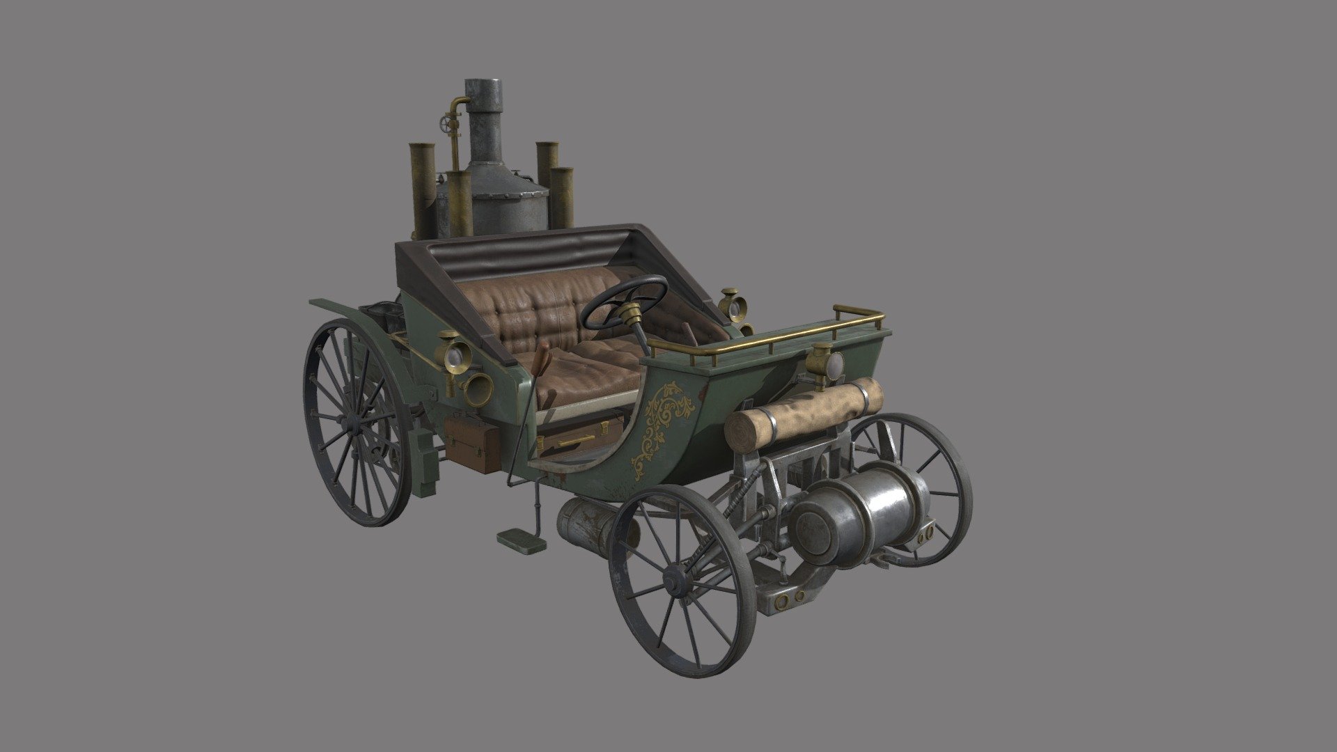 Steam Gurney - 3D model by Daria Krainova (@dashakraynova7) [bf163a9 ...