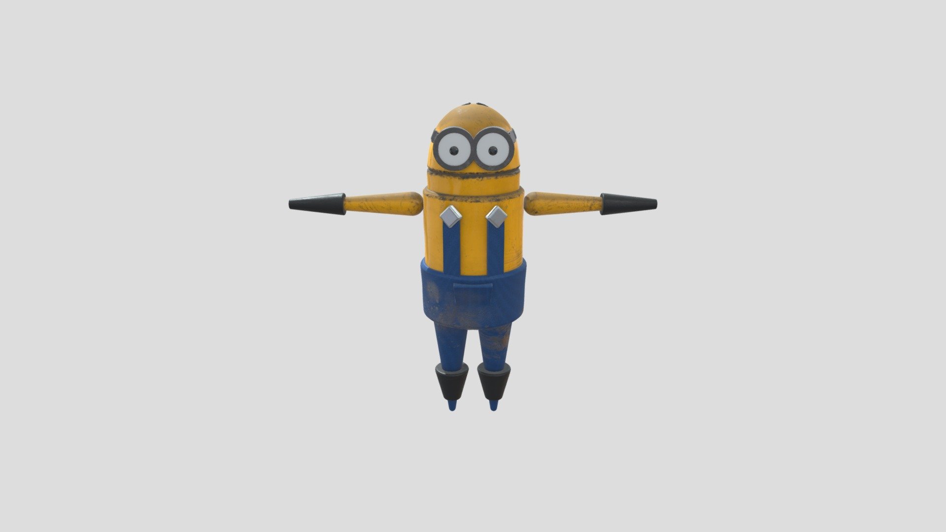 Minion R.E.P.O Player // REPO 3D MODEL - Download Free 3D model by ...