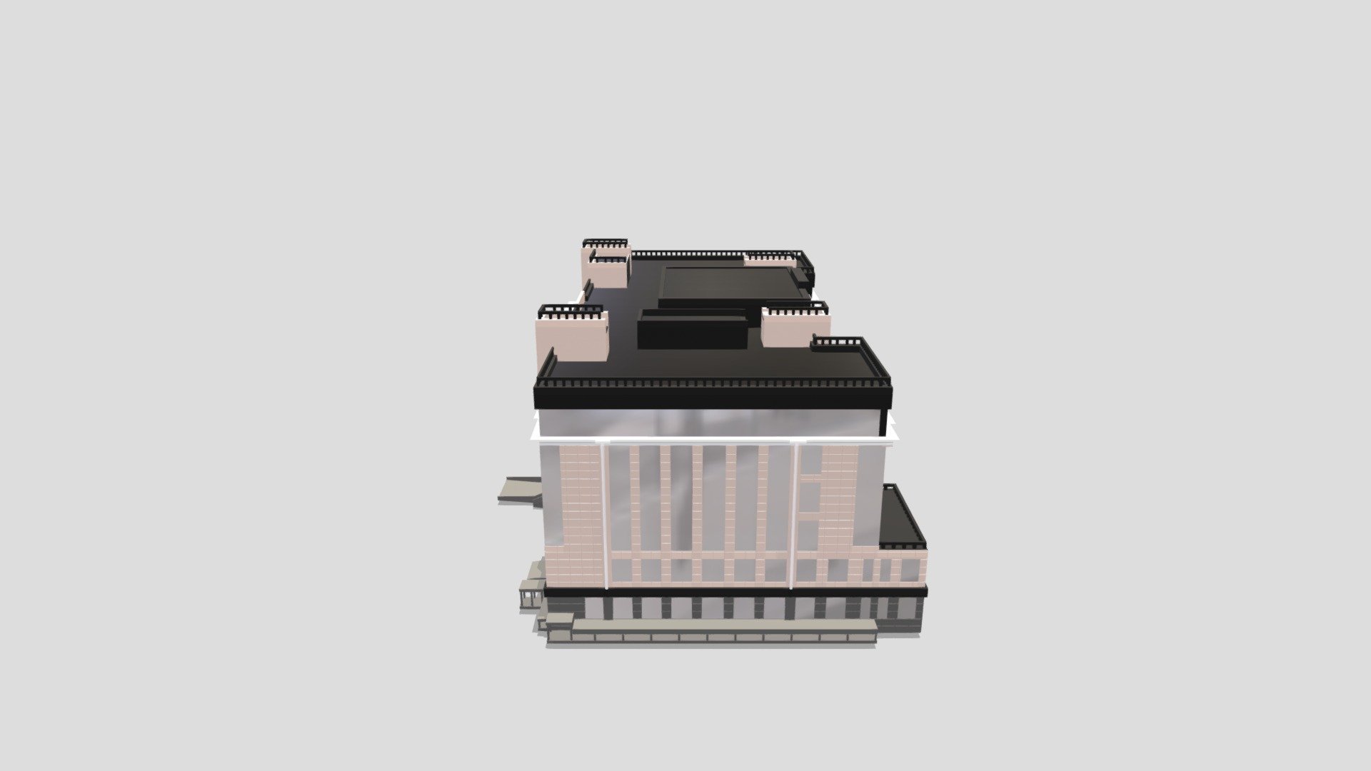 Арбитражный суд Волгоградской области - 3D model by Andrey Chebotarev ...