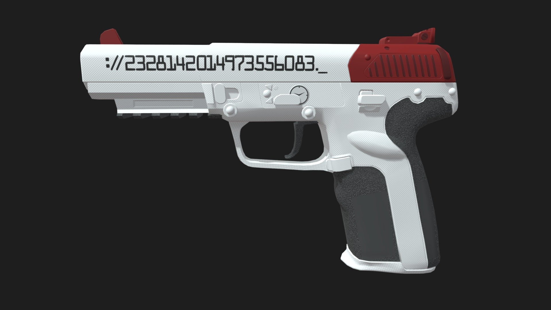 Five-SeveN | Secret Code - 3D model by ctworkshop [bf19e88] - Sketchfab