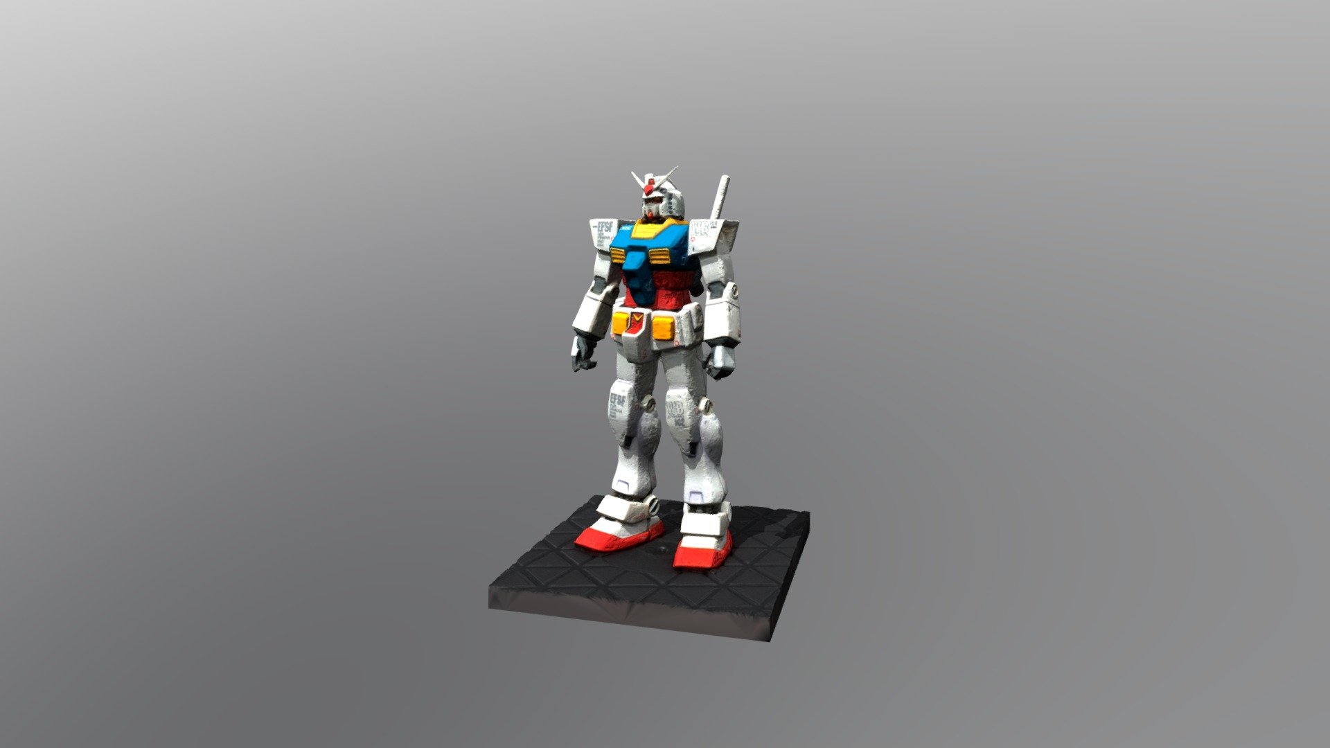 Gundam RC Low - 3D model by Arukas (@kyarion1990) [bf1af5c] - Sketchfab