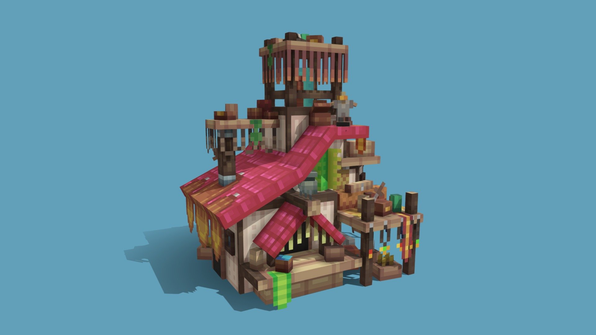 Trading Post - 3D model by Ycar [bf1b201] - Sketchfab