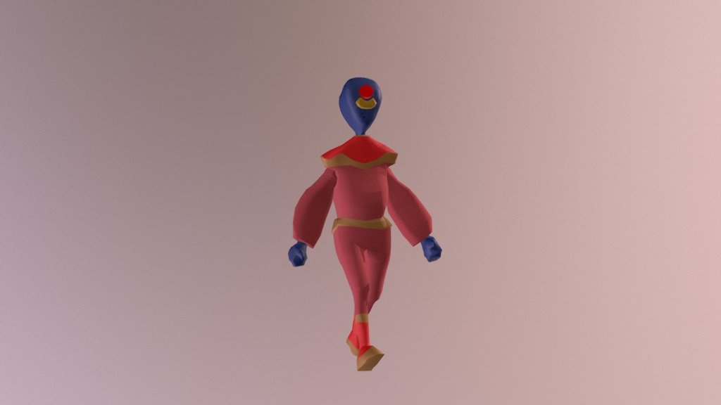 Wonder Alien - Walk - 3D model by acecilia [bf1b2df] - Sketchfab
