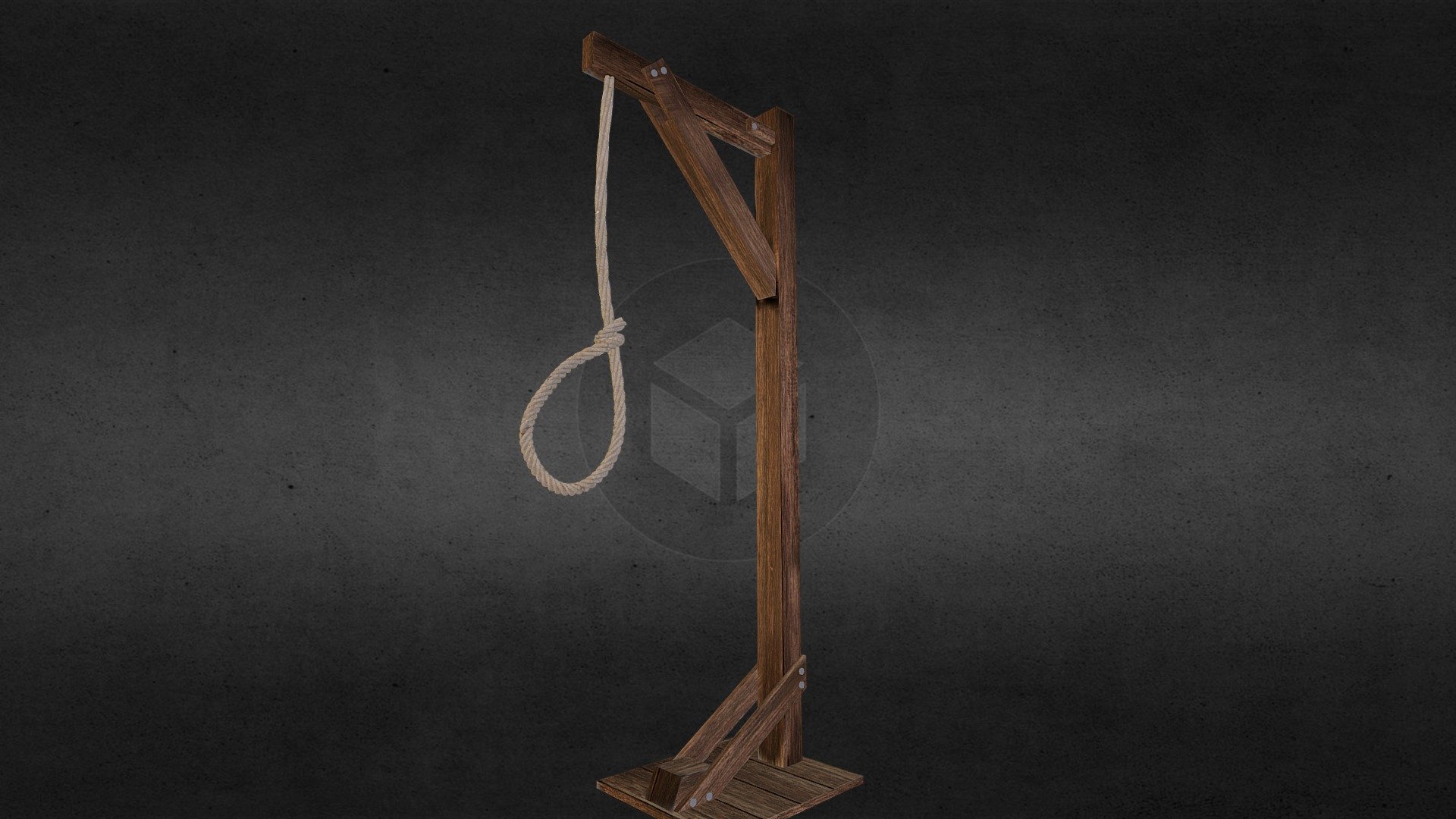 Gallows - 3D model by Boris.M (@goodrice) [bf1c19c] - Sketchfab