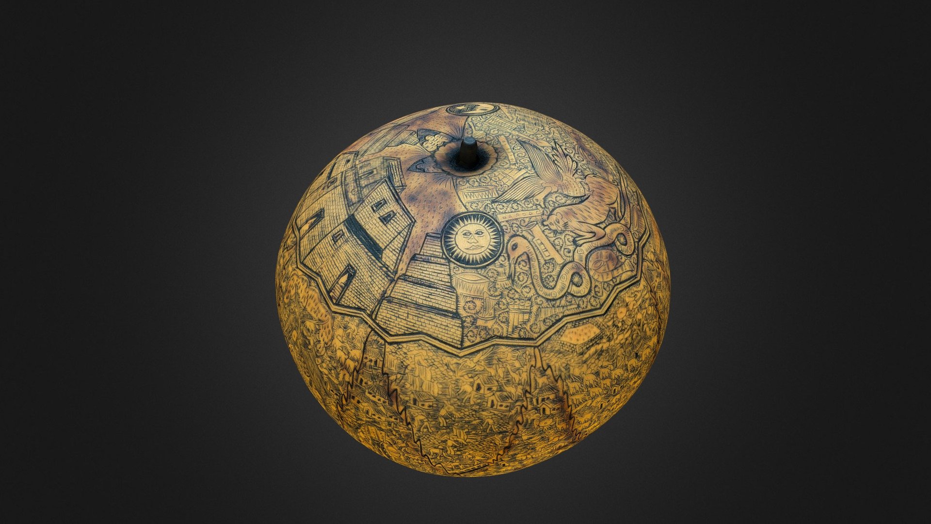 Mate Burilado - 3D model by Ministerio de Cultura Perú ...
