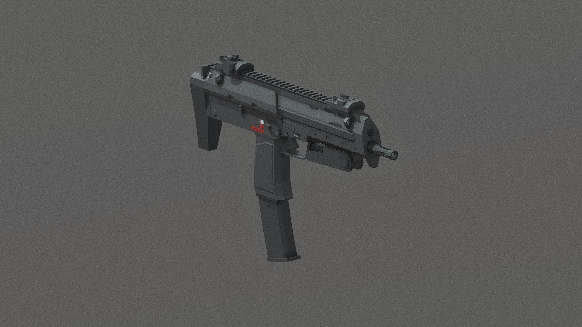 Low Poly HK MP7 - Download Free 3D model by untoucheddev [bf20406 ...