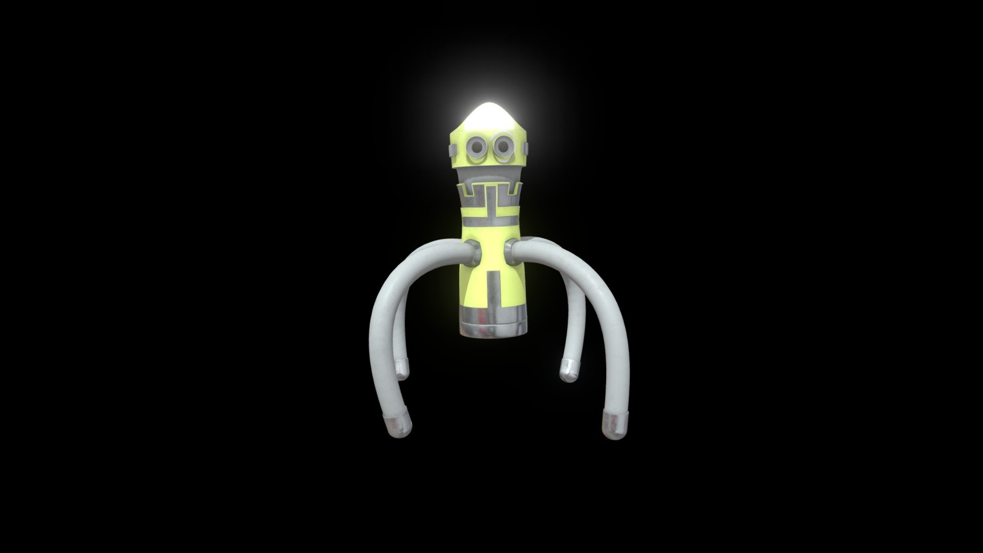 cylindrical robot - 3D model by pankaj kumar (@Pan_k_aj) [bf222f8 ...
