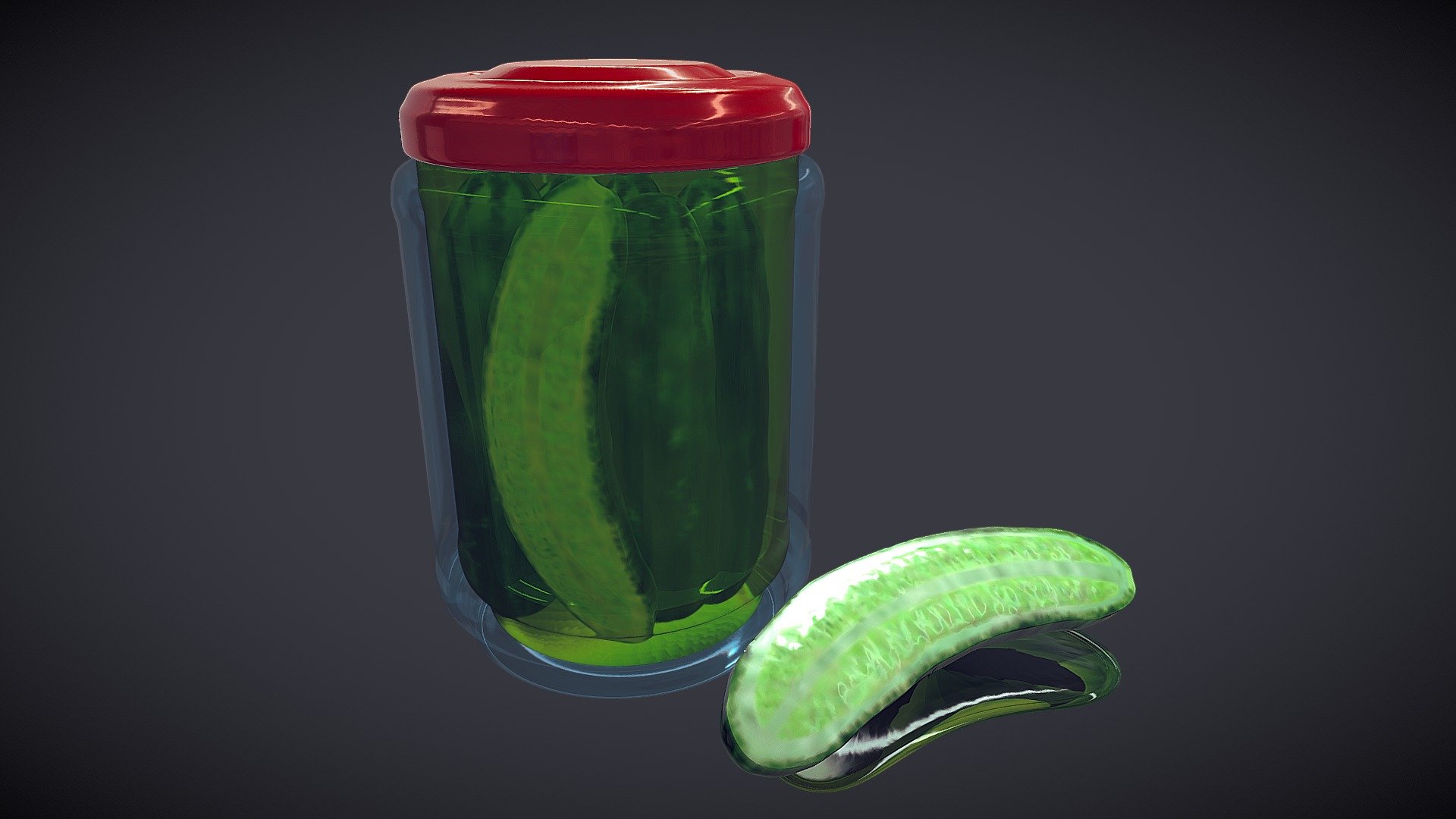 Big Jar O' Pickles - Buy Royalty Free 3D model by Deborah L. Wright ...