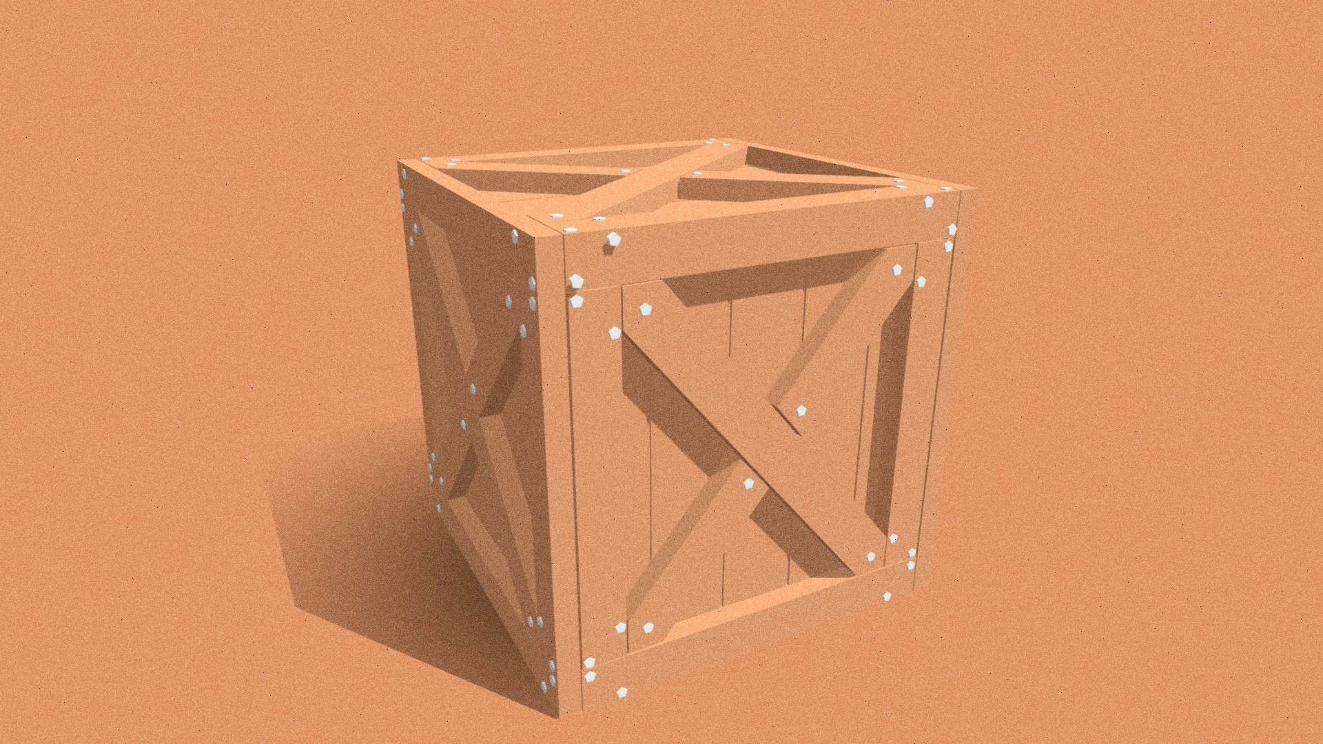 Low Poly Stylized Wooden Crate - 3D model by Umair Yaqub (@UmairYaqub ...