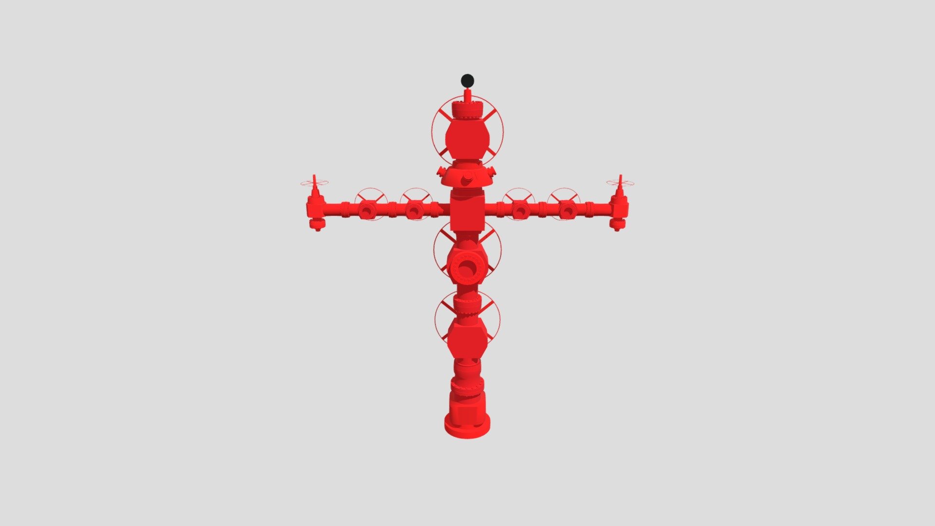 Christmas Tree (oil and gas) - Download Free 3D model by Yassine ...