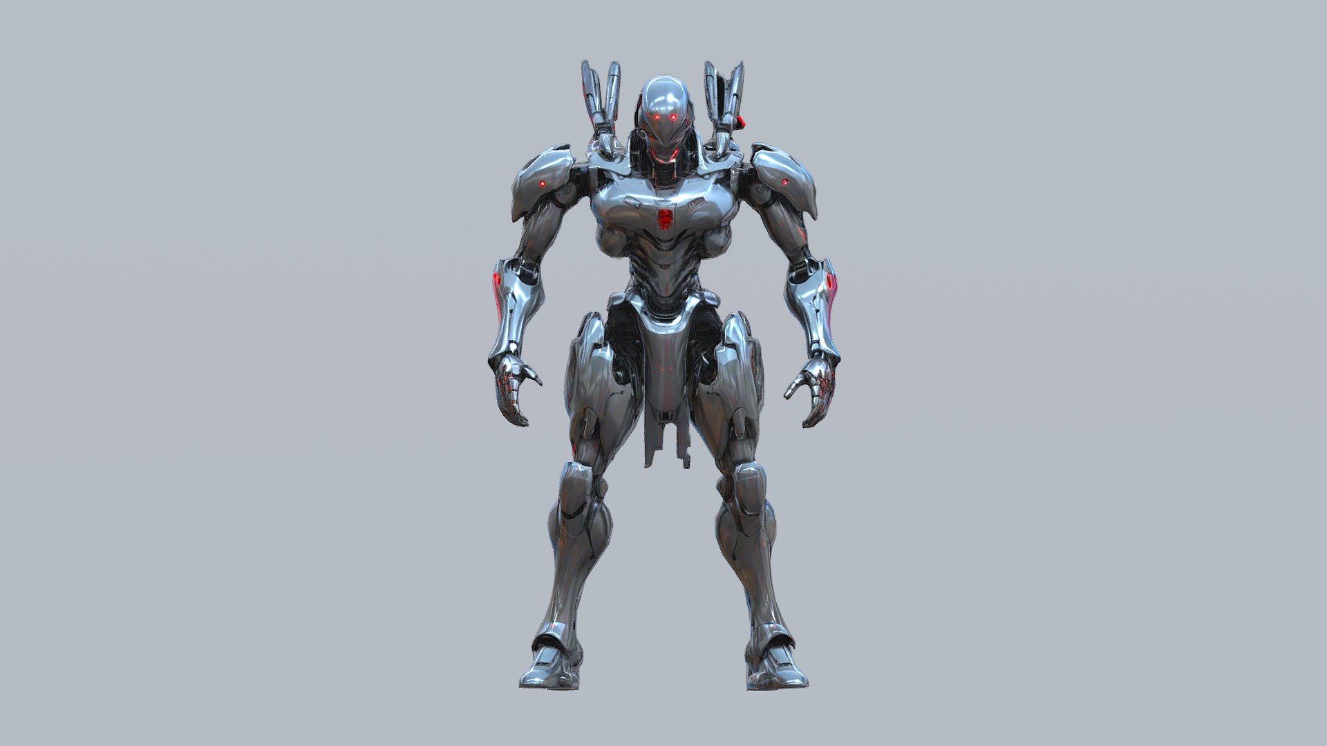 Titanium Guardian - 3D model by david.com.dsn [bf2bd47] - Sketchfab