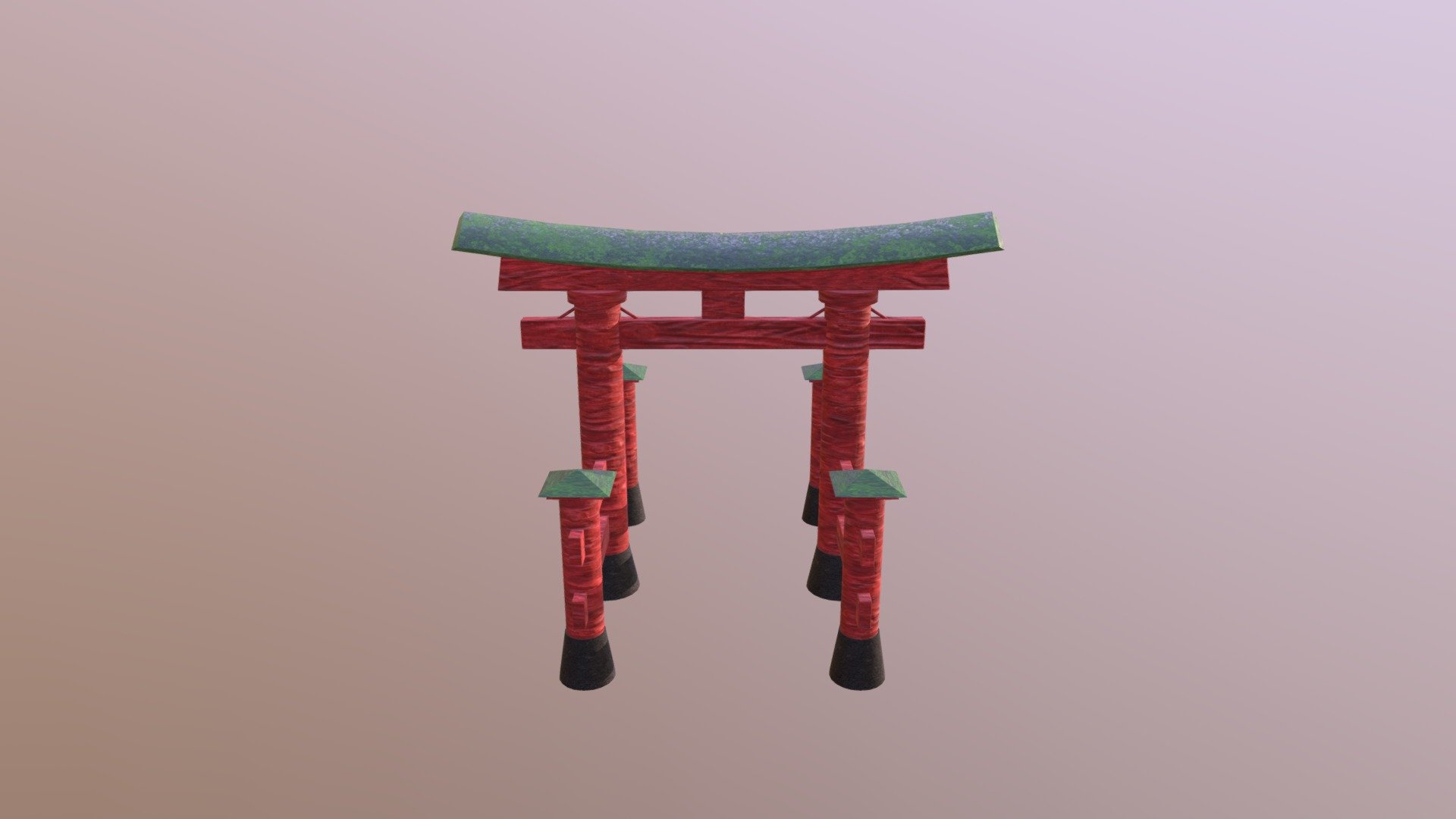 Torii Gate (old) - Download Free 3D model by JLalmansingh (@Lalmansingh ...