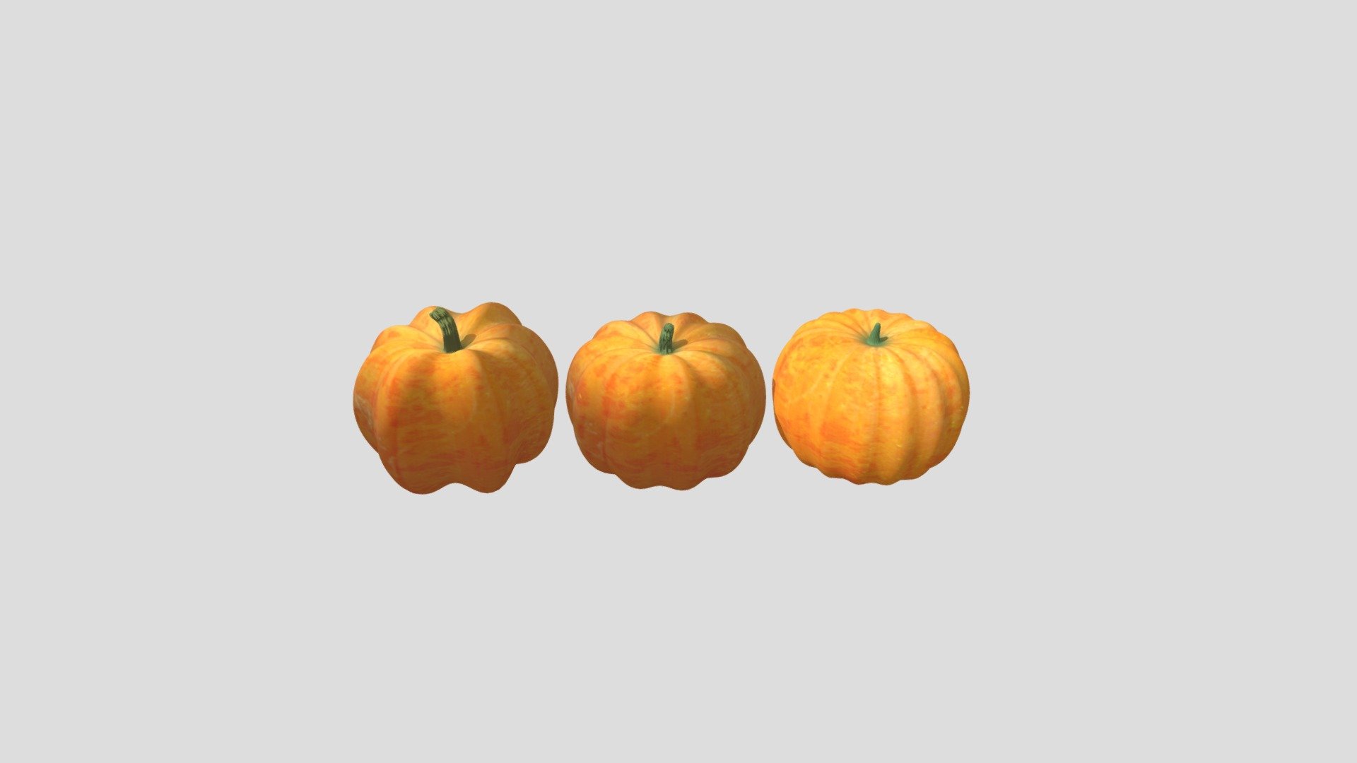 Pumpkin - 3D model by Ayse35 [bf2c69b] - Sketchfab