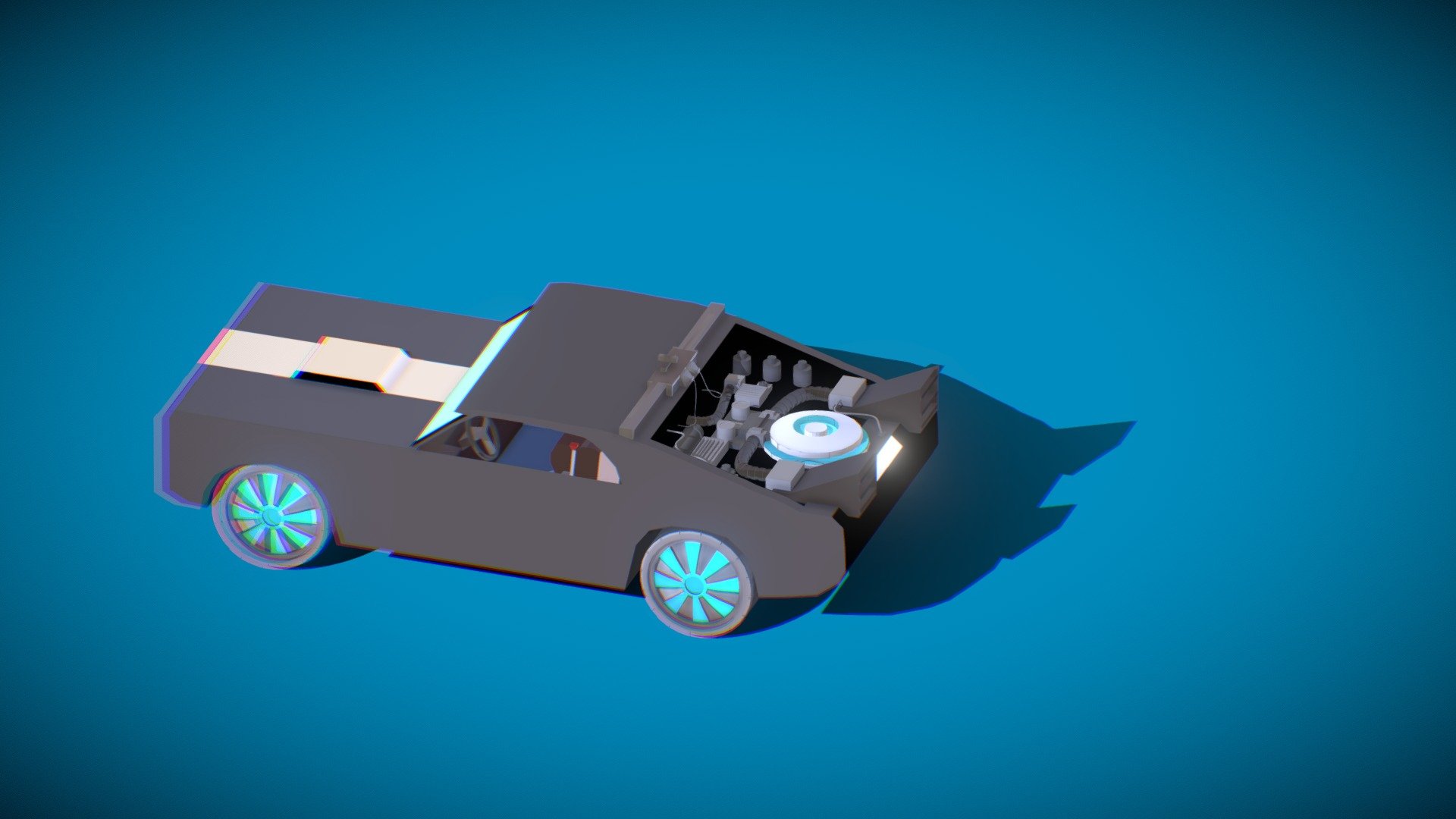 Mustang Time Machine - 3D model by Davidtheprototype [bf31684] - Sketchfab