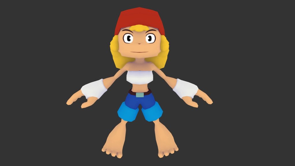Rebecca T-Pose - 3D model by RensPitman (@pearbook) [bf3253f] - Sketchfab