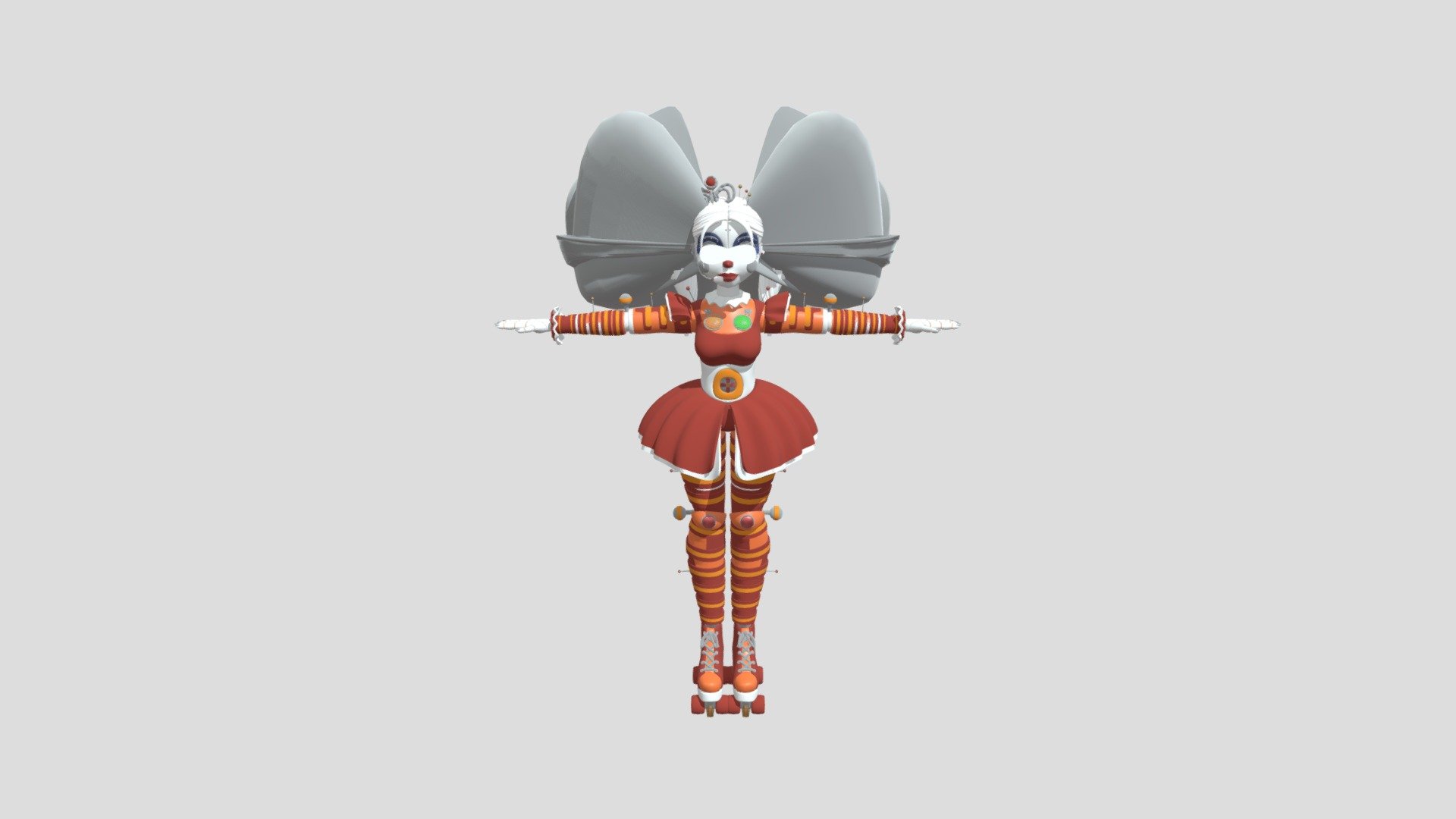 Circus Lady - Release - 3D model by trwilson882 [bf33602] - Sketchfab