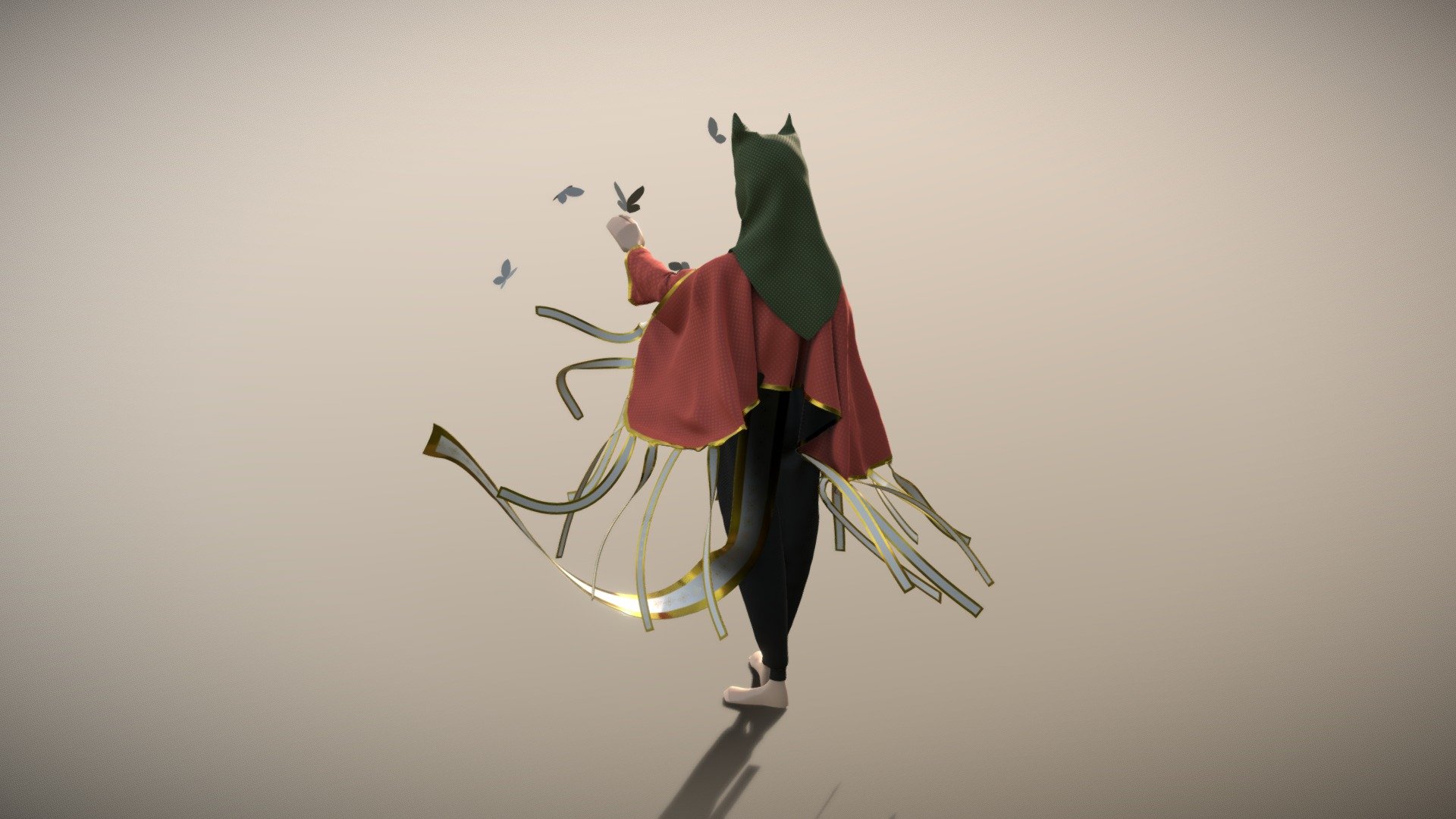 Regal Warrior Robes - Download Free 3D model by Md Rakibujjaman Adib ...