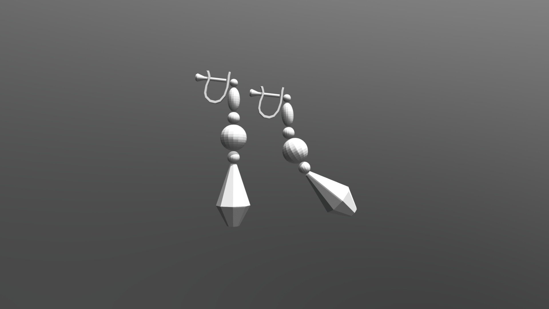 Earrings (Low Poly) - Download Free 3D model by game_travel [bf344c1 ...