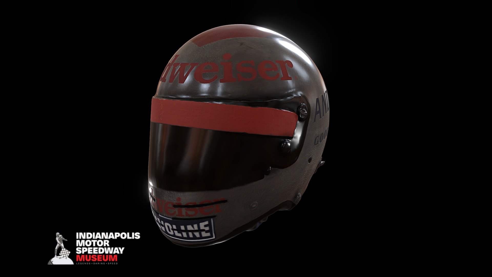 Helmet - Mario Andretti 1983 - 3D model by ZT (@znyth) [bf39a13 ...