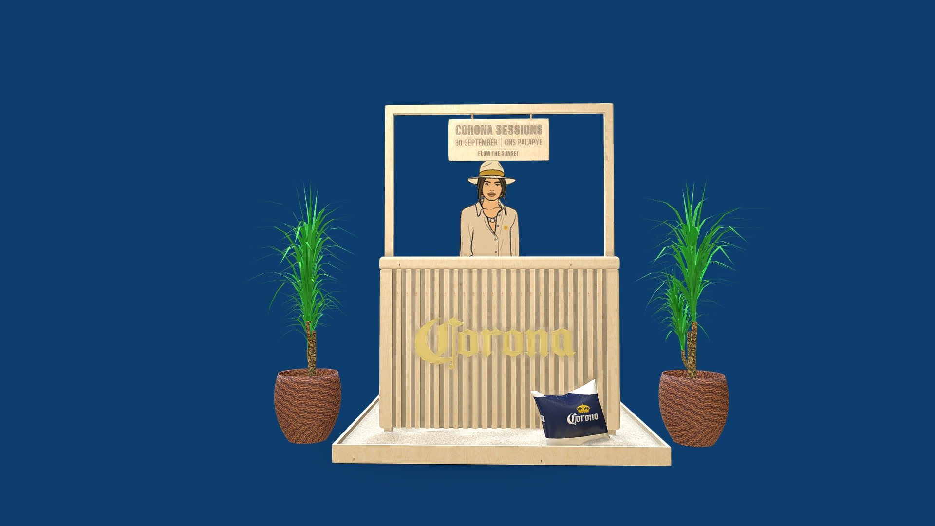 Corona Sunsets Activation Setup - 3D model by Franky Monyatsi ...