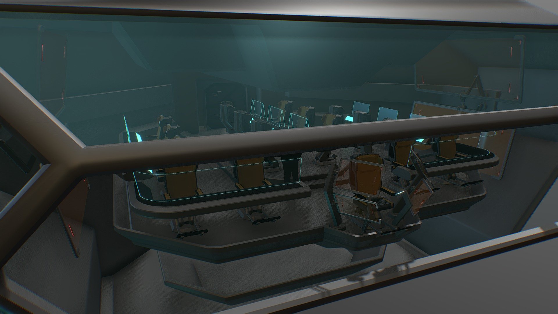 Meridian Shadow STC Space Traffic Control - 3D model by ReiSakisaka ...