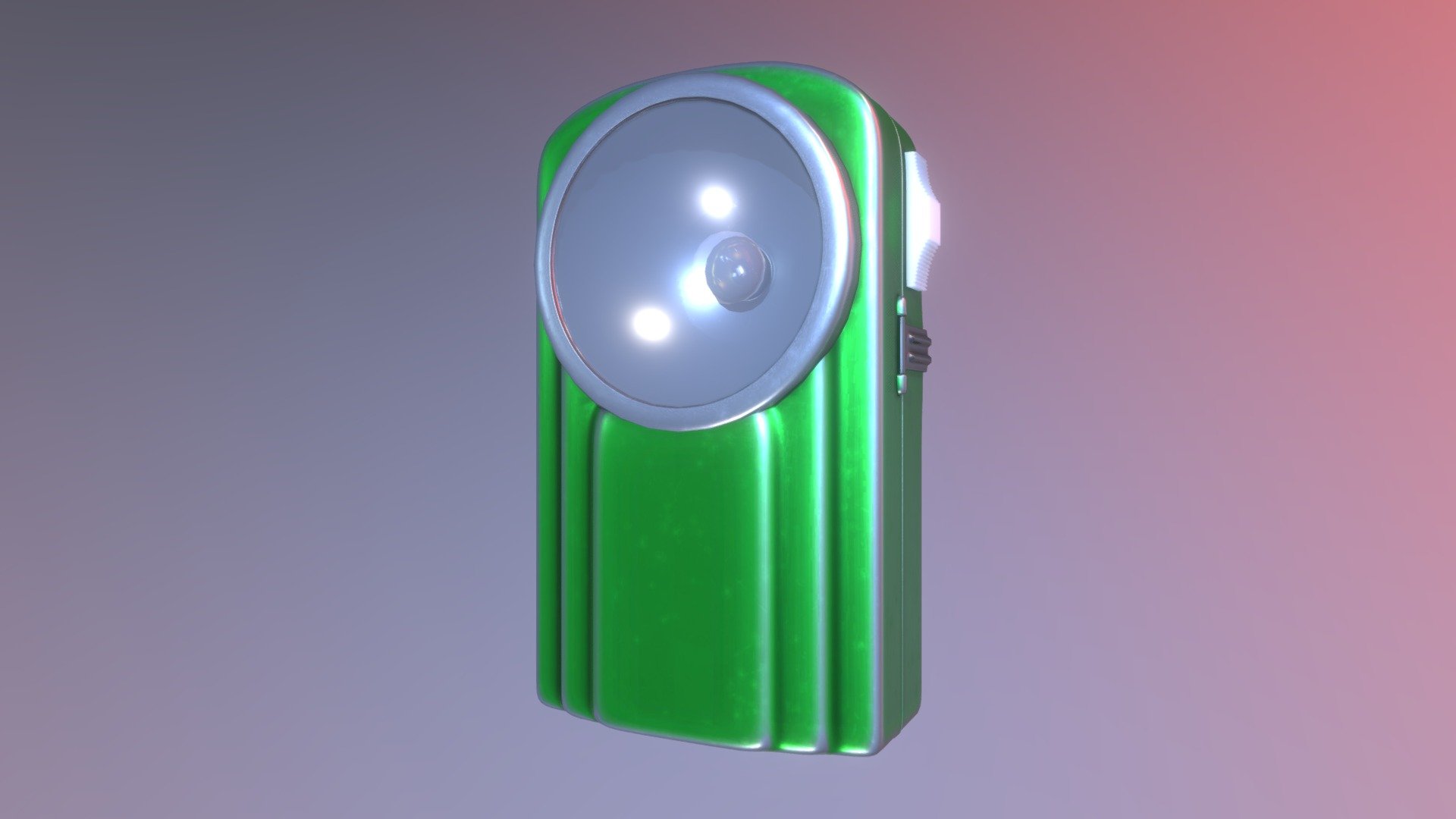 Old flashlight - 3D model by Wolfram9 [bf3b4ed] - Sketchfab