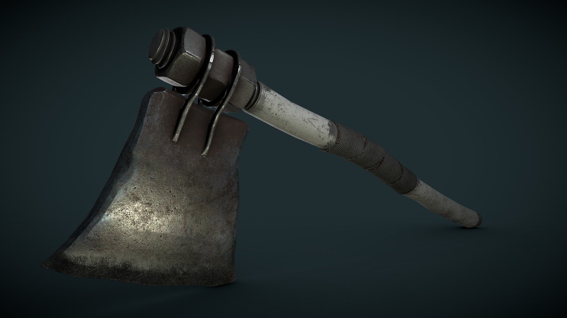Handmade axe - 3D model by Shedmon [bf3b9ba] - Sketchfab