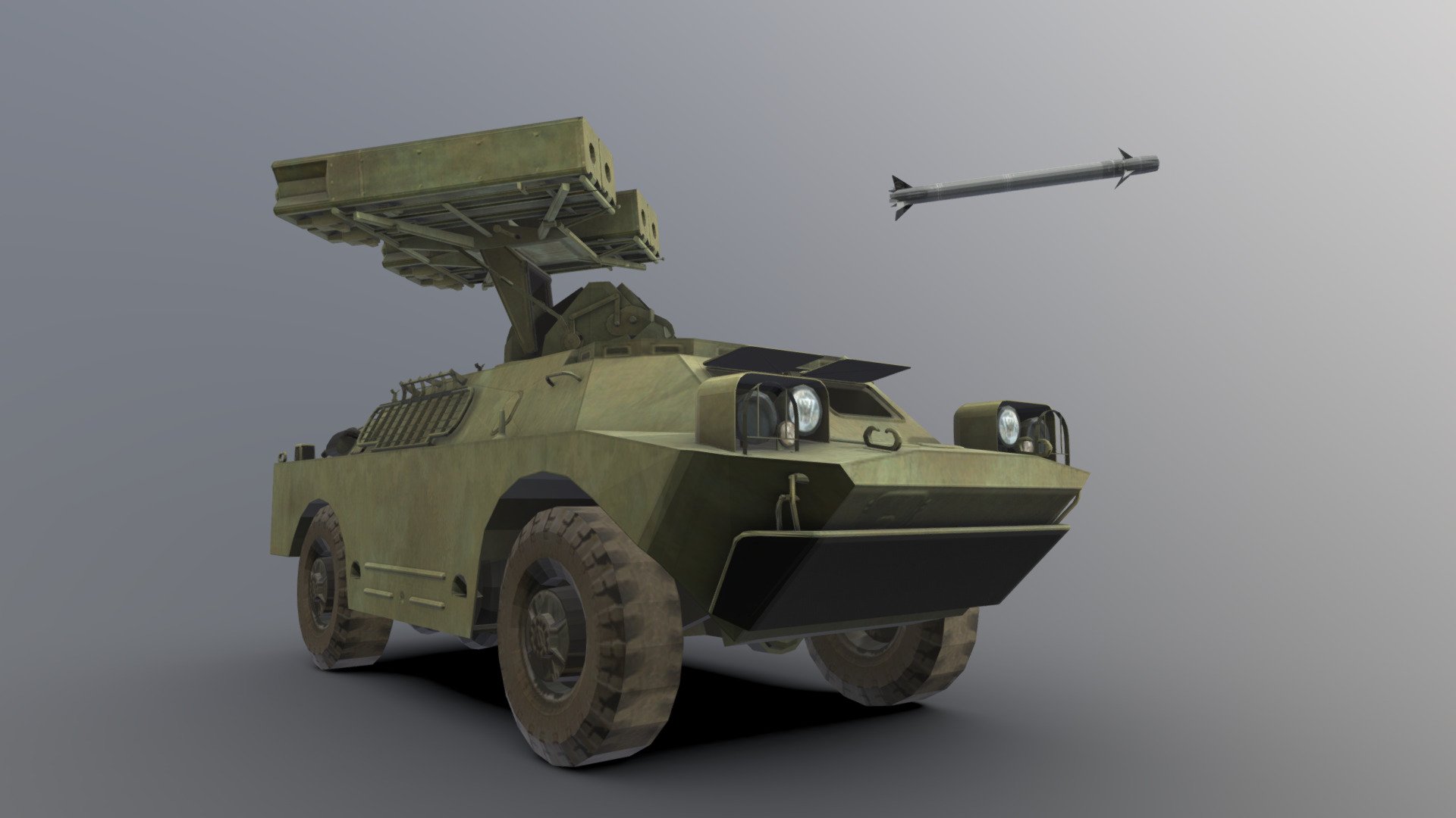 9K31 Strela-1 SAM - Download Free 3D model by 42manako [bf3bf22 ...