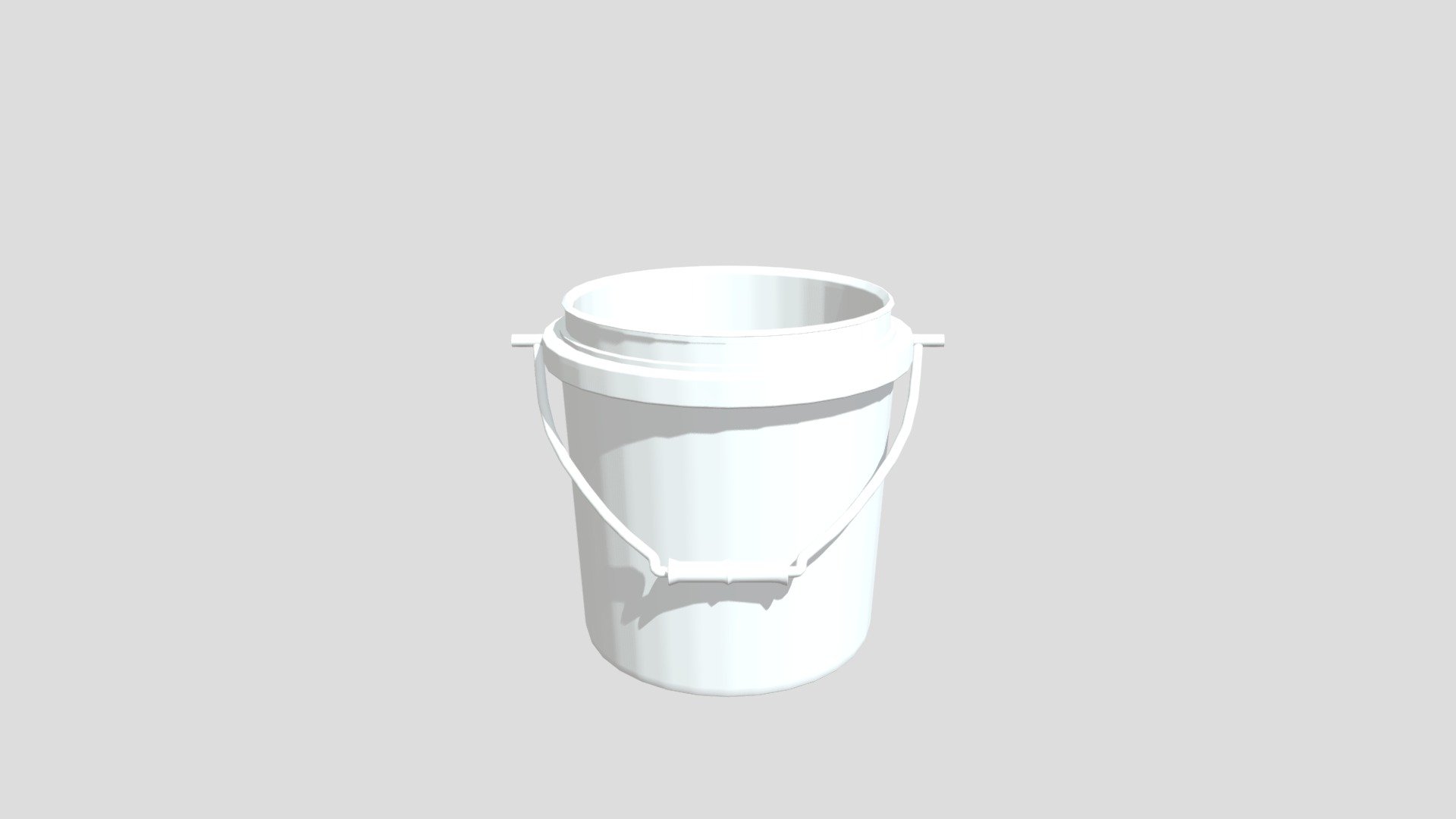 Plastic Bucket And Handle - Download Free 3D model by monkboyking ...