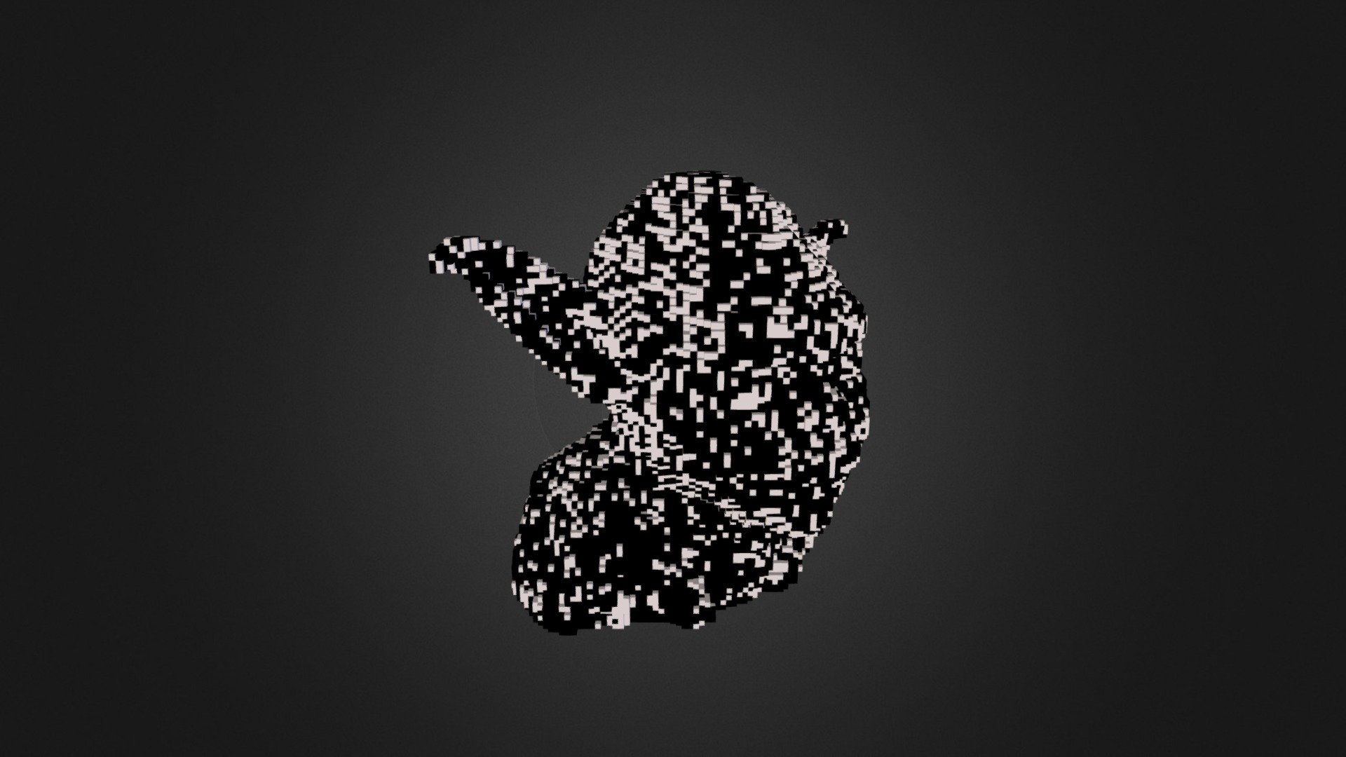 Pixel Art : Pixel-yoda - 3D model by 3dindustries [bf3c693] - Sketchfab