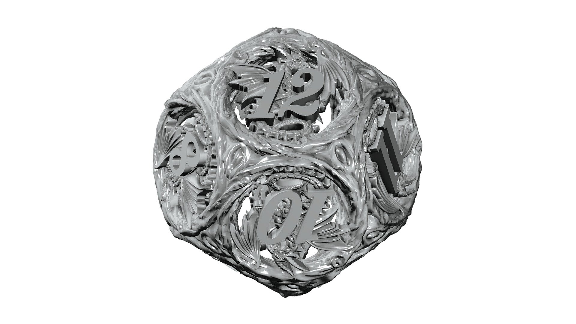 Boundless d12: Mythroll Armory and Genesis Dice - 3D model by ...