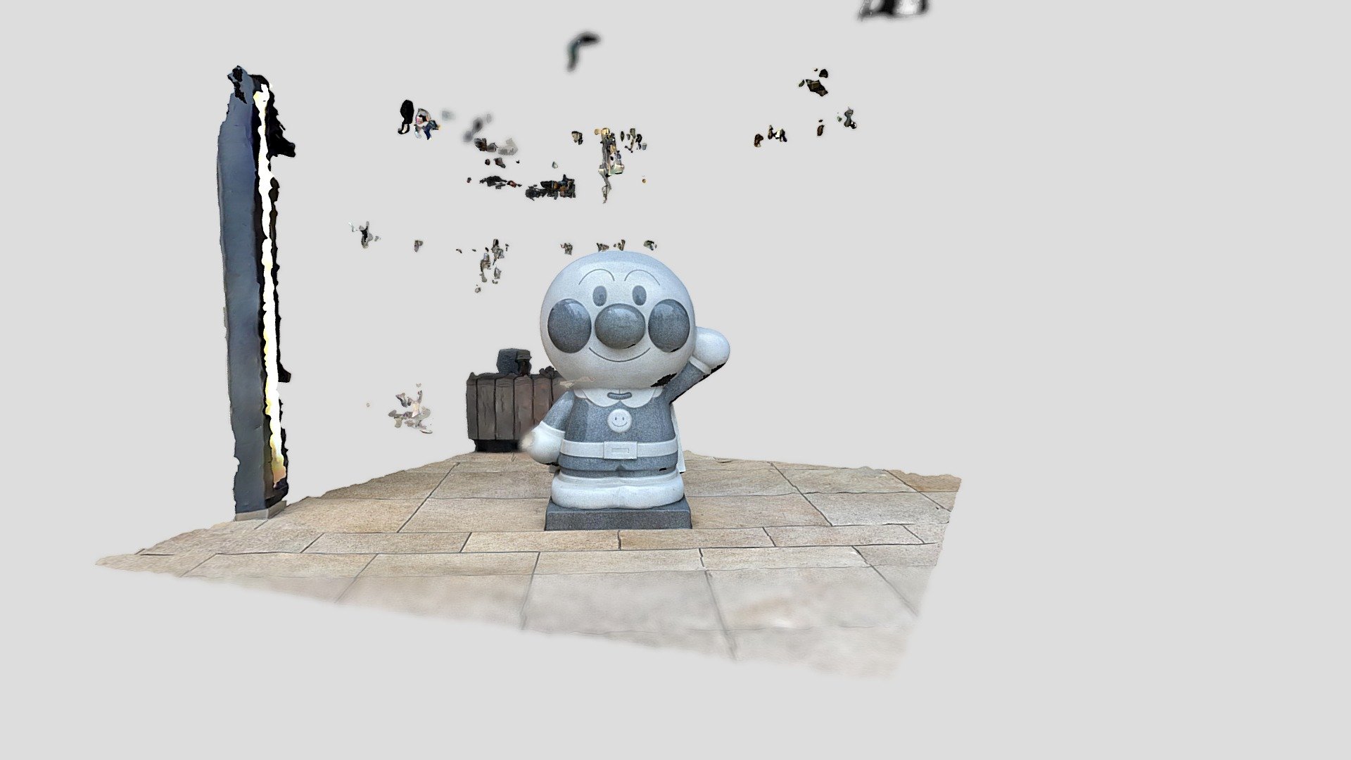 Anpanman Statue Sendai Station - Download Free 3D model by mechpil0t ...