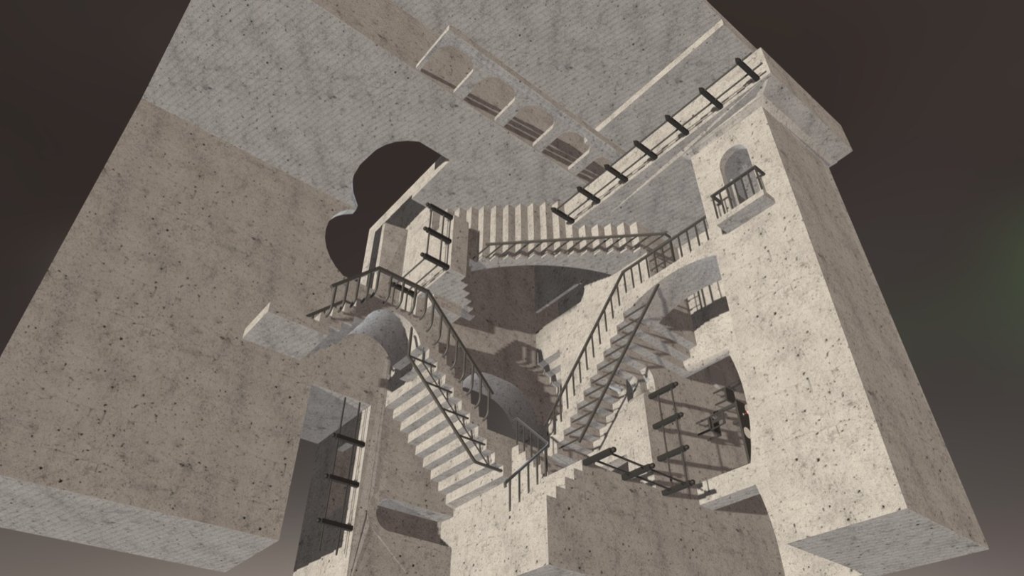 Escher Draft Model MARC Workshop - 3D model by raden_metamosaic ...