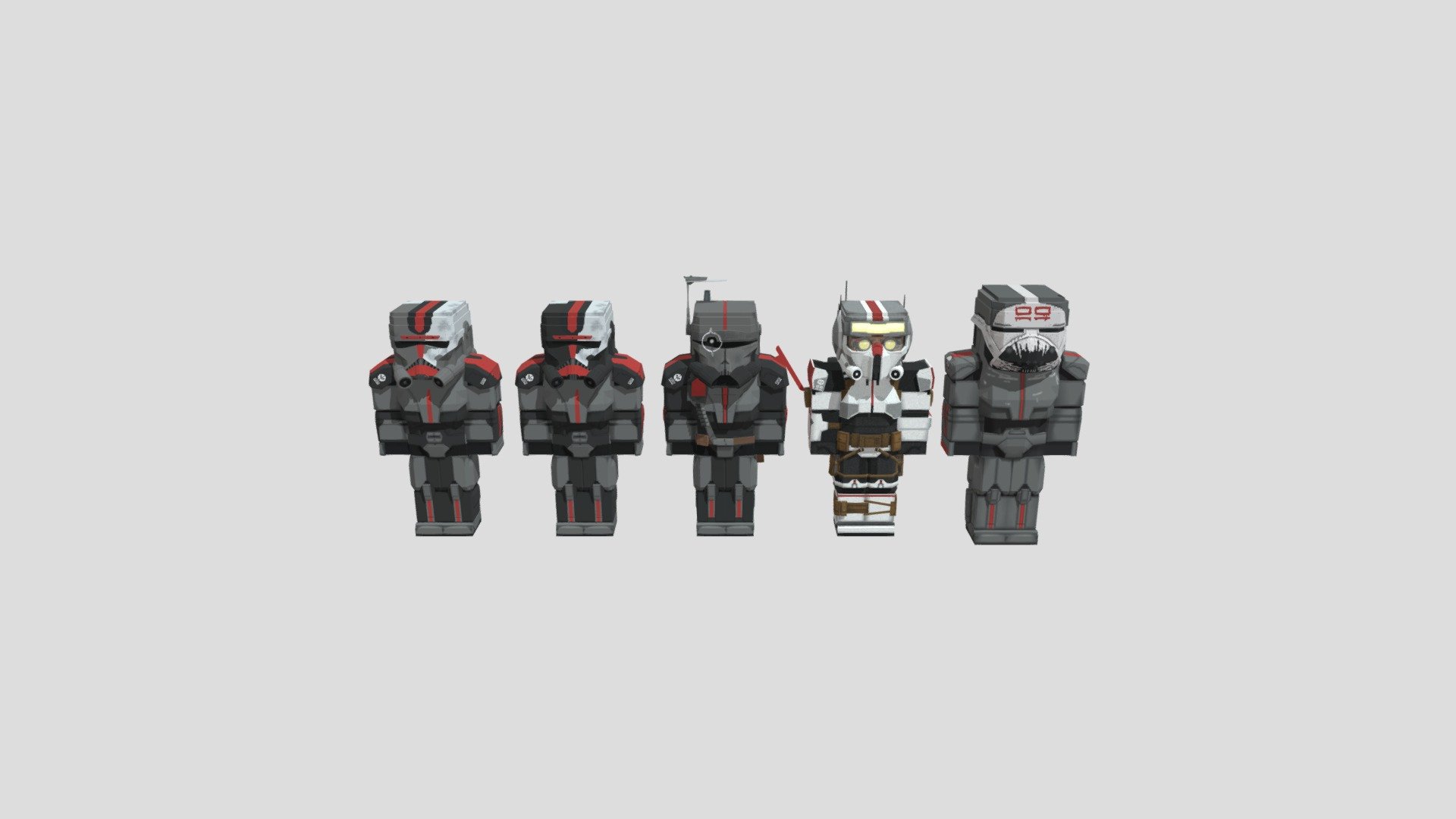 The Bad Batch - 3D model by goreduku [bf3f2bc] - Sketchfab
