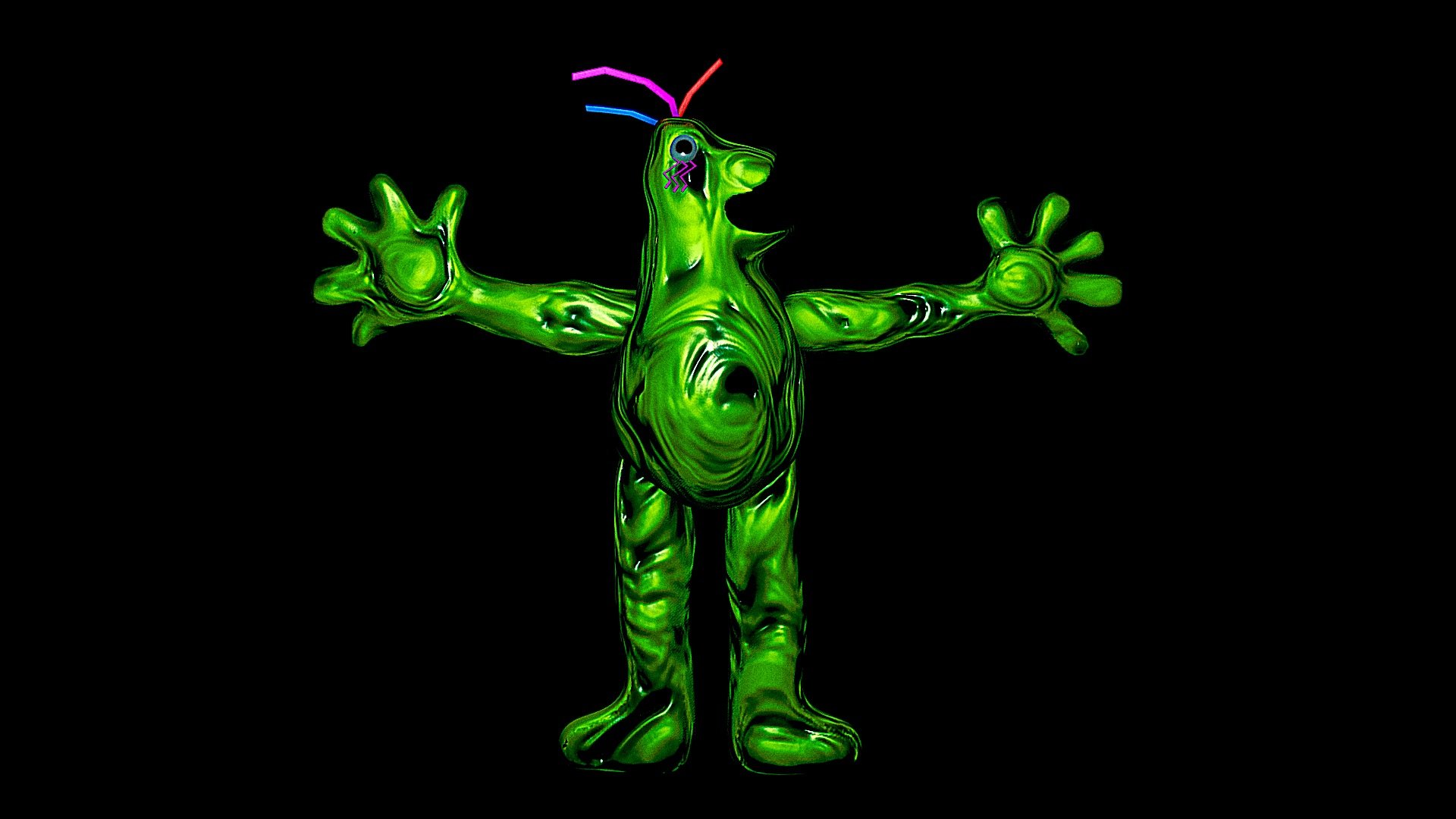 slimo the slime monster - Download Free 3D model by Mollusk Games ...
