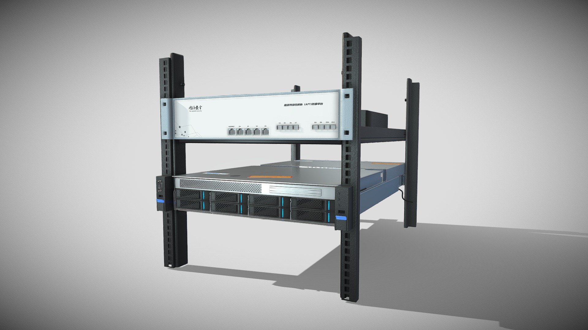 Host machine chassis memory model 3D model - Buy Royalty Free 3D model ...