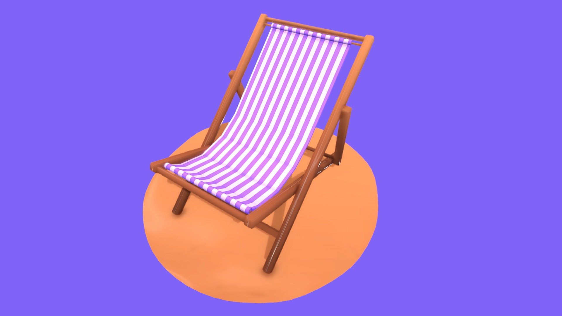 Beach Chair - 3D model by Faruk Önder (@fhillar) [bf41abe] - Sketchfab