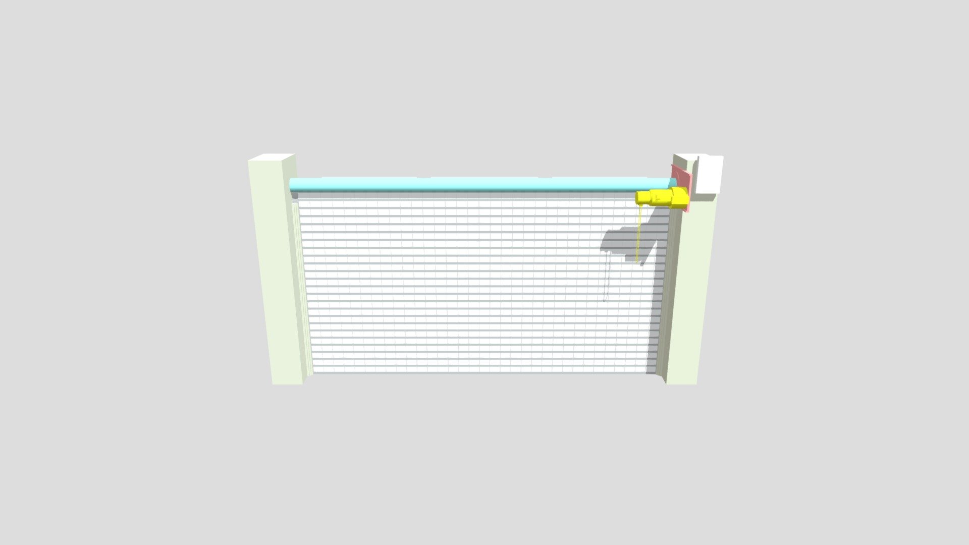 Rolling Shutter Door - 3D model by Wcander [bf41df0] - Sketchfab